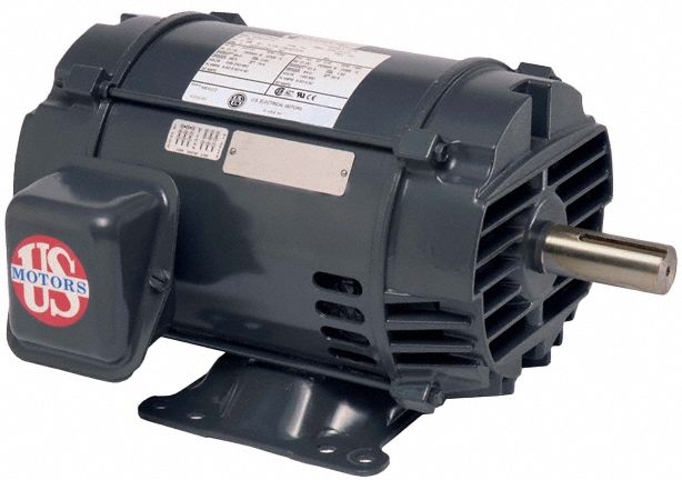 U.S. MOTORS, Open Dripproof, Rigid Base Mount, General Purpose Motor ...