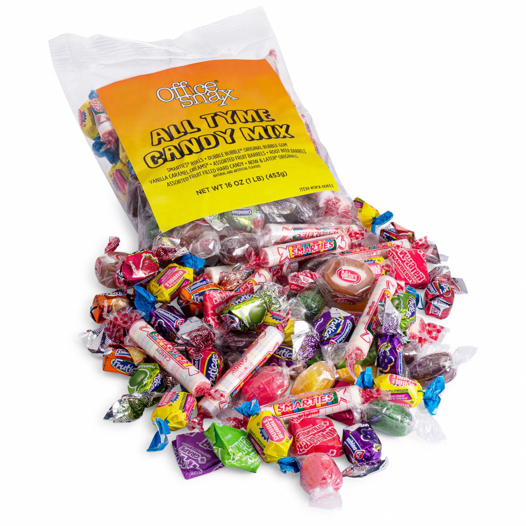OFFICE SNAX, Assorted, 1 Item Per Pack, Candy Mix - 797W50|OFX00652 ...