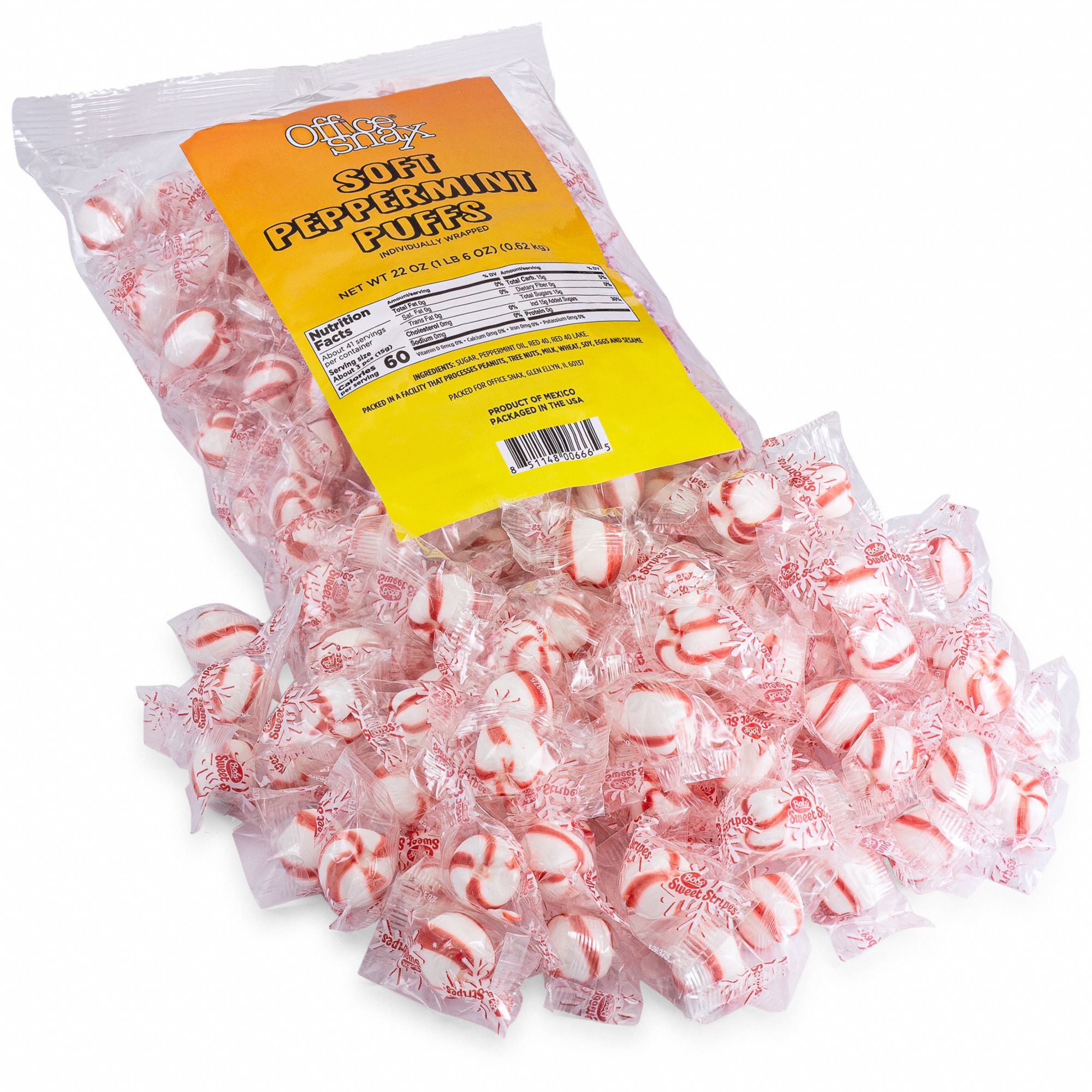 OFFICE SNAX, Peppermint, 22 oz Pack Size, Candy Mints - 797W55|OFX00666 ...