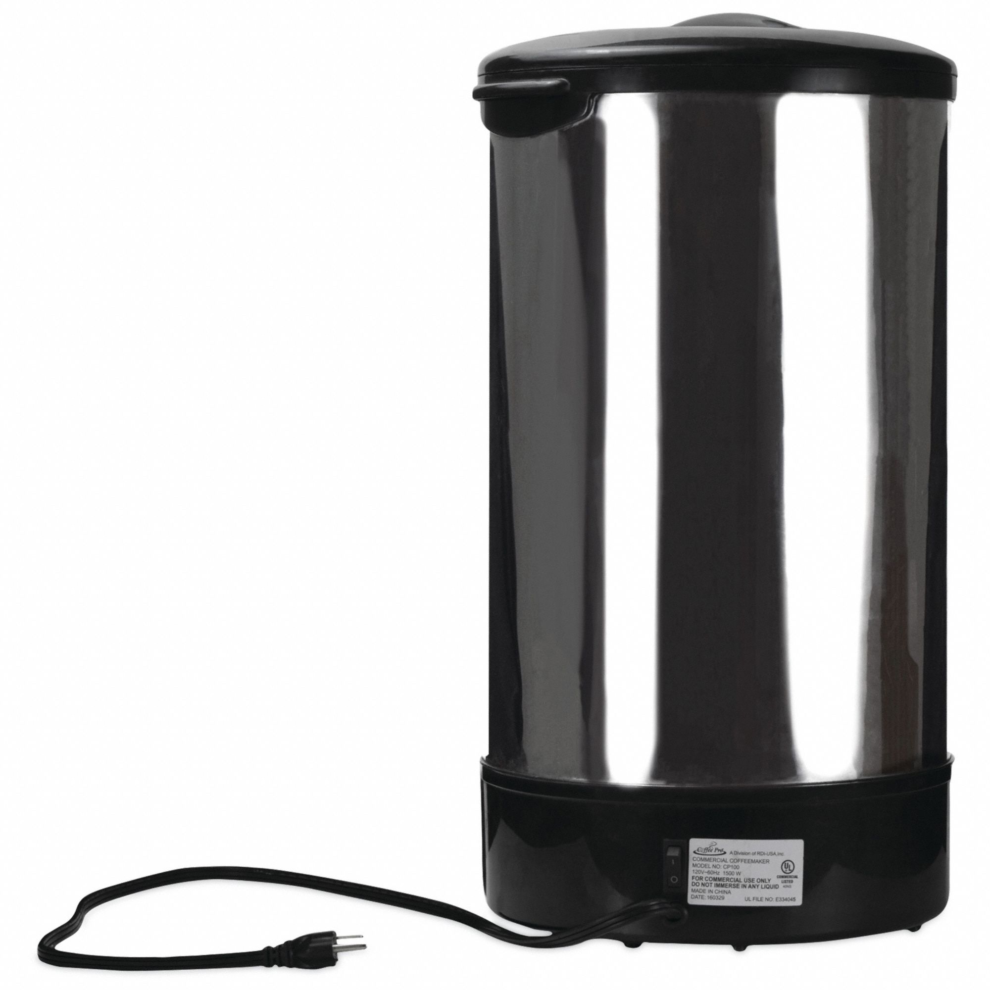 COFFEE PRO Coffee Urn: 800 fl oz Max Brewing Capacity, Silver - 51VN82 ...