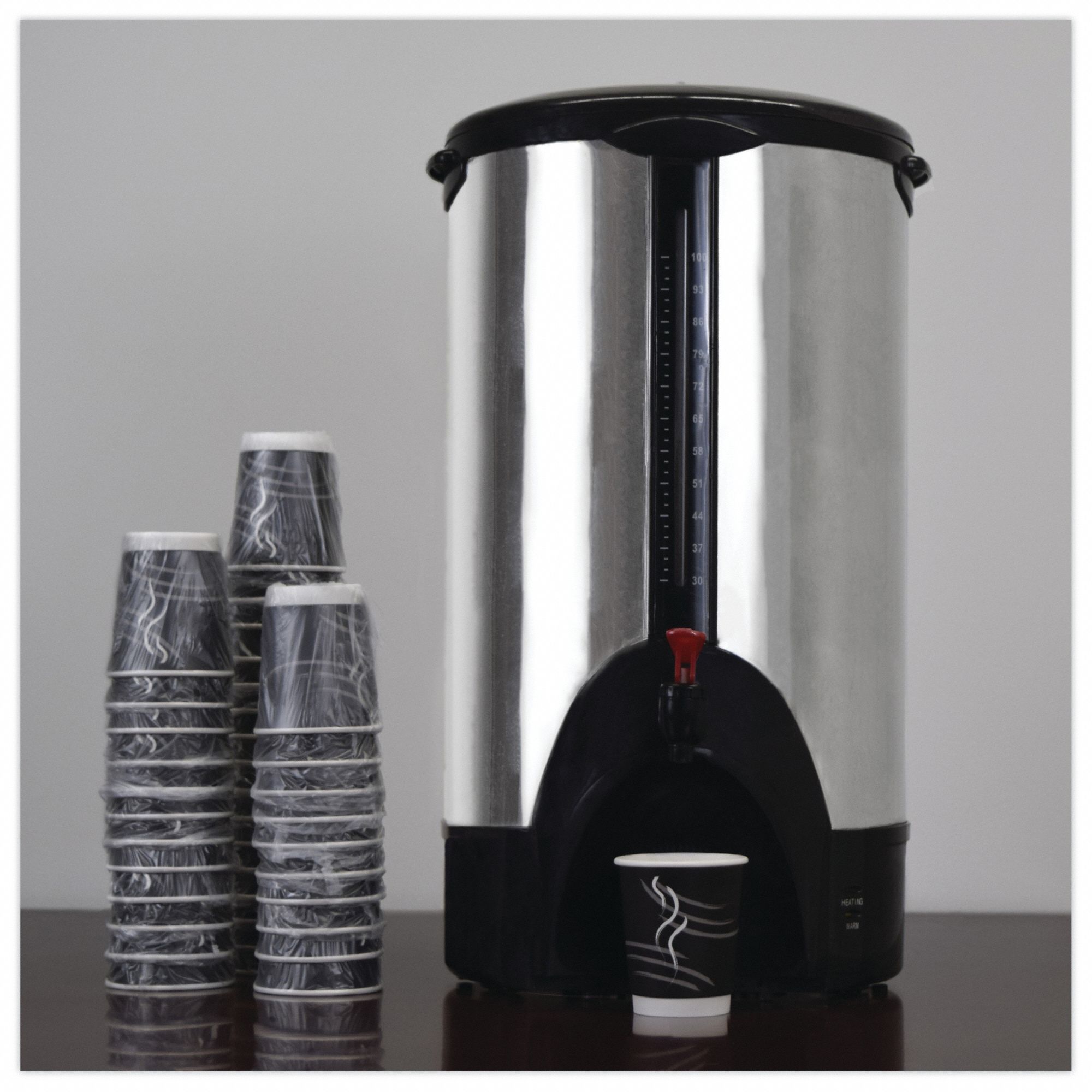 COFFEE PRO Coffee Urn: 800 fl oz Max Brewing Capacity, Silver - 51VN82 ...