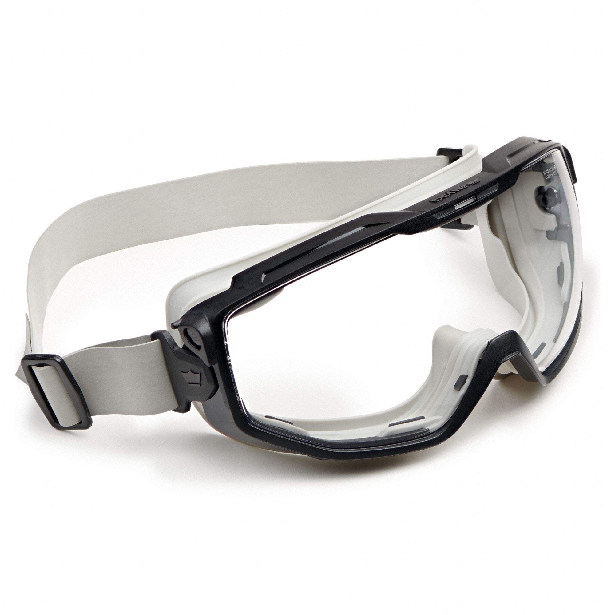 BOLLE SAFETY, Clear Lens Color, Anti-Fog/Platinum/Scratch-Resistant ...