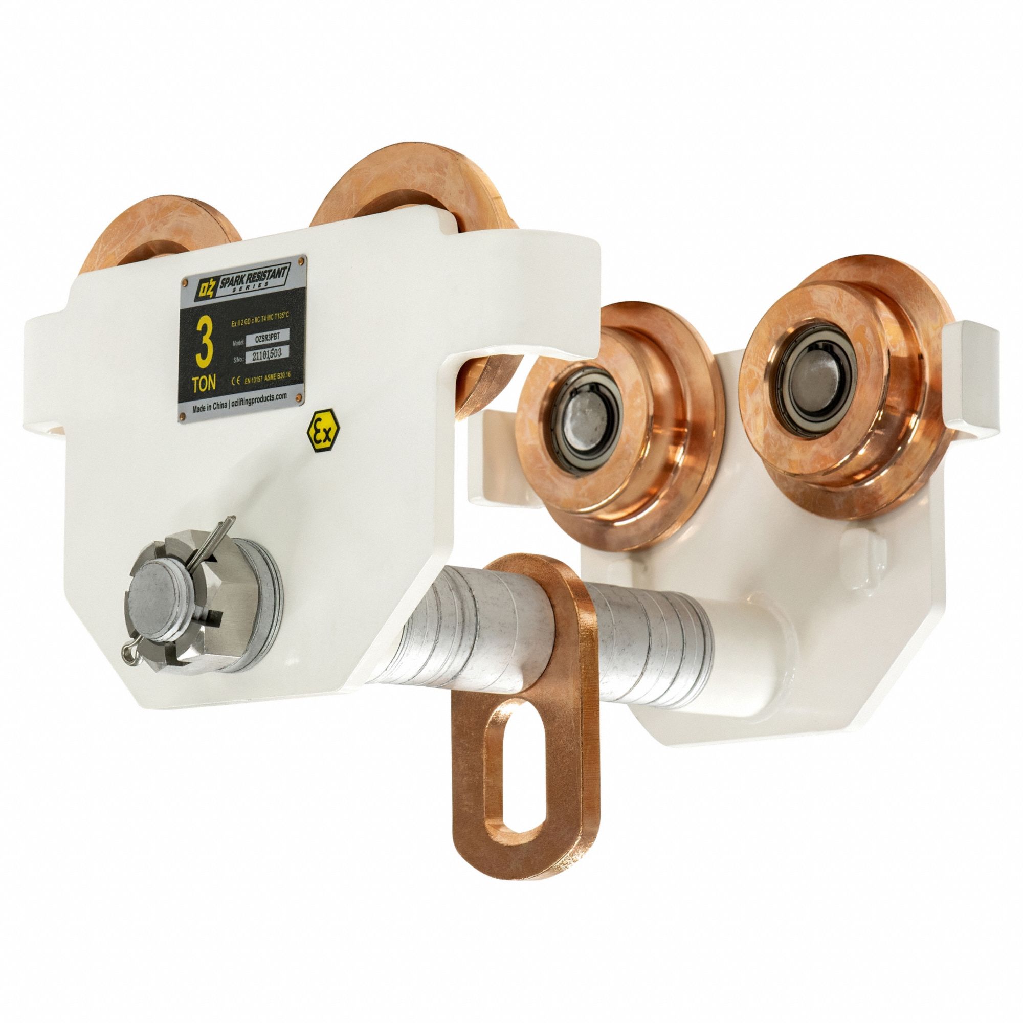 OZ LIFTING PRODUCTS, Push, 6,000 lb Max Hoist Load Capacity, Push Beam ...