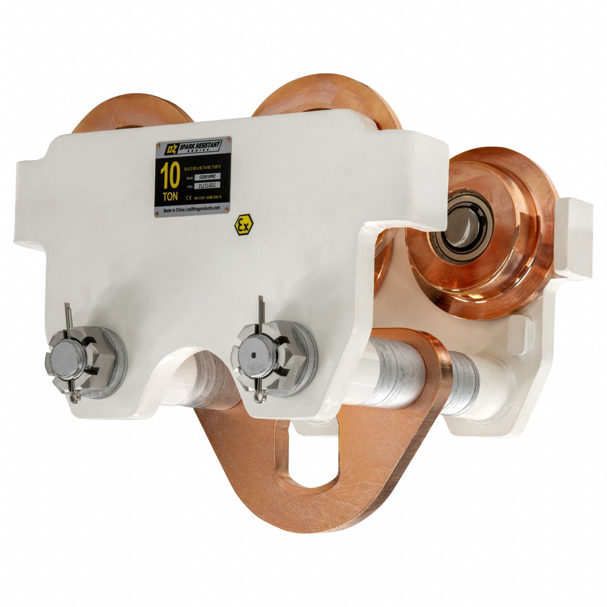 OZ LIFTING PRODUCTS, Push, 20,000 lb Max Hoist Load Capacity, Push Beam ...