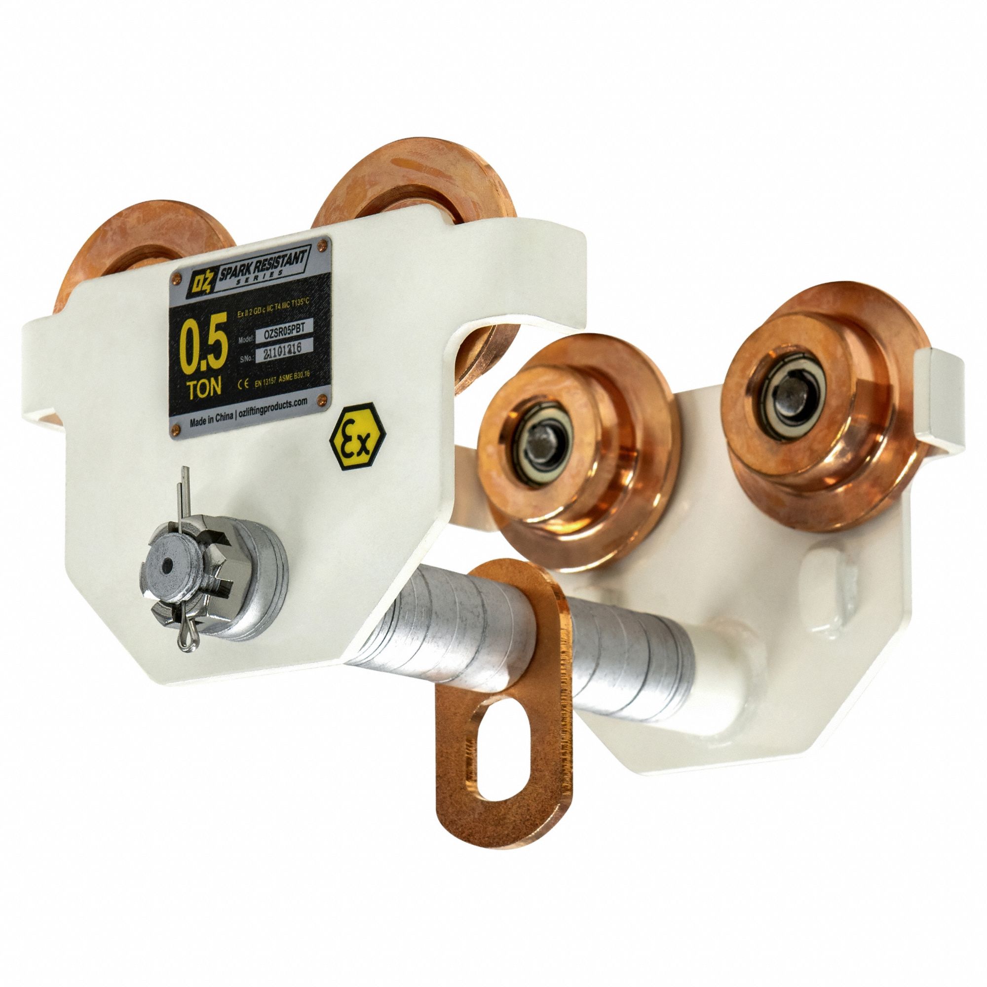 OZ LIFTING PRODUCTS, Push, 1,000 lb Max Hoist Load Capacity, Push Beam ...