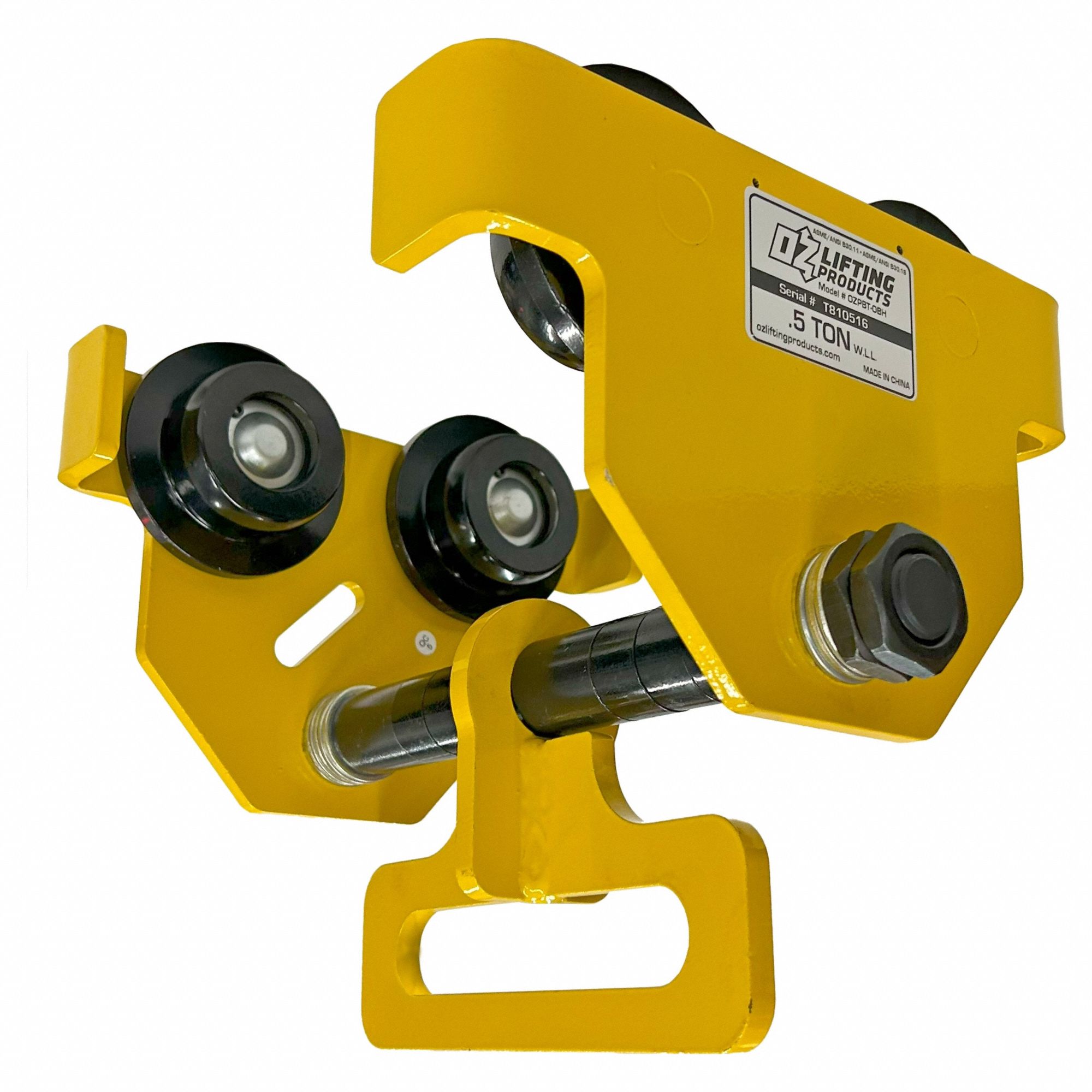 OZ LIFTING PRODUCTS, Push, 1,000 lb Max Hoist Load Capacity, Push Beam ...