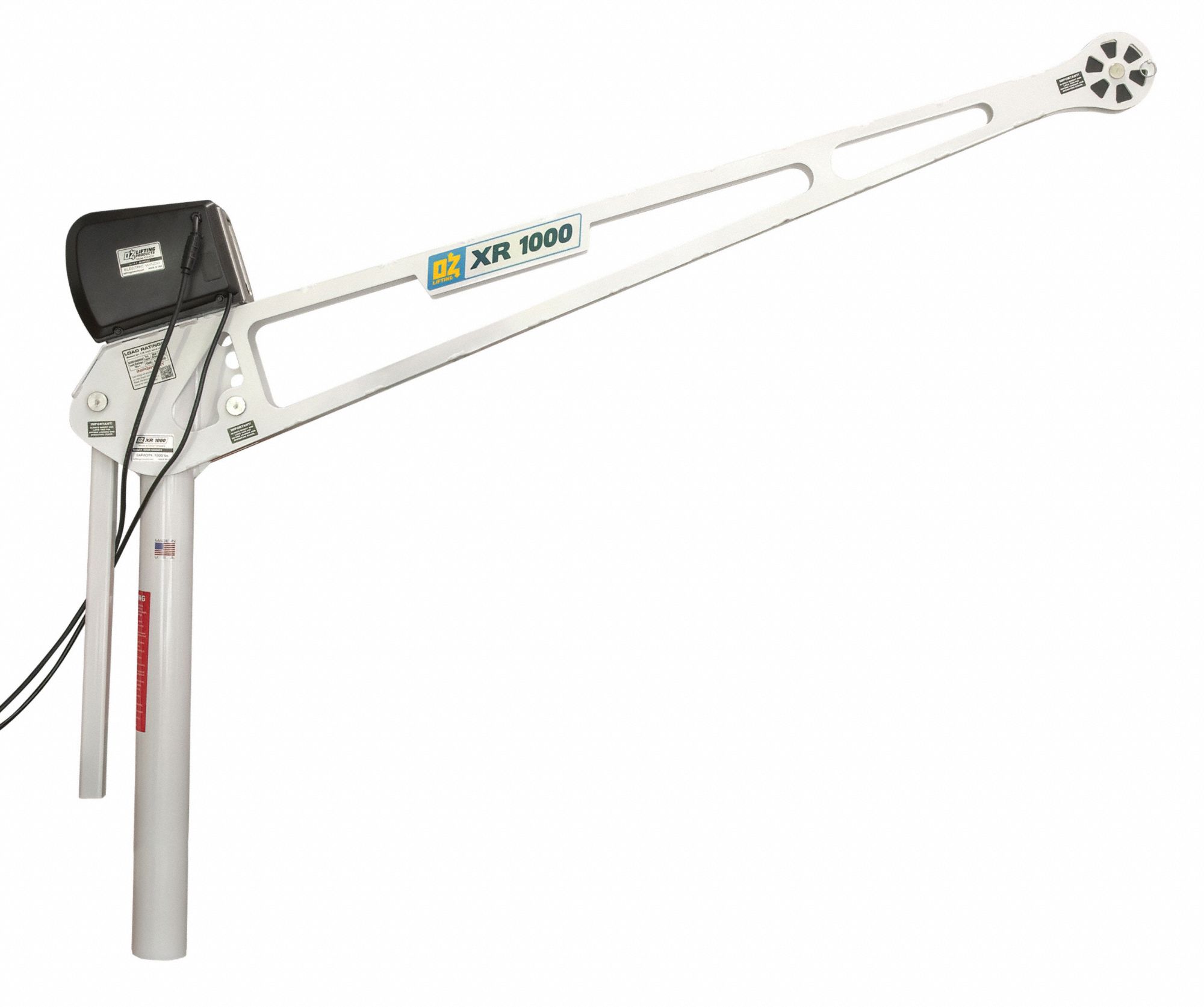 OZ LIFTING PRODUCTS, Steel, Electric, Davit Crane - 807F10|OZXR1000DAV ...