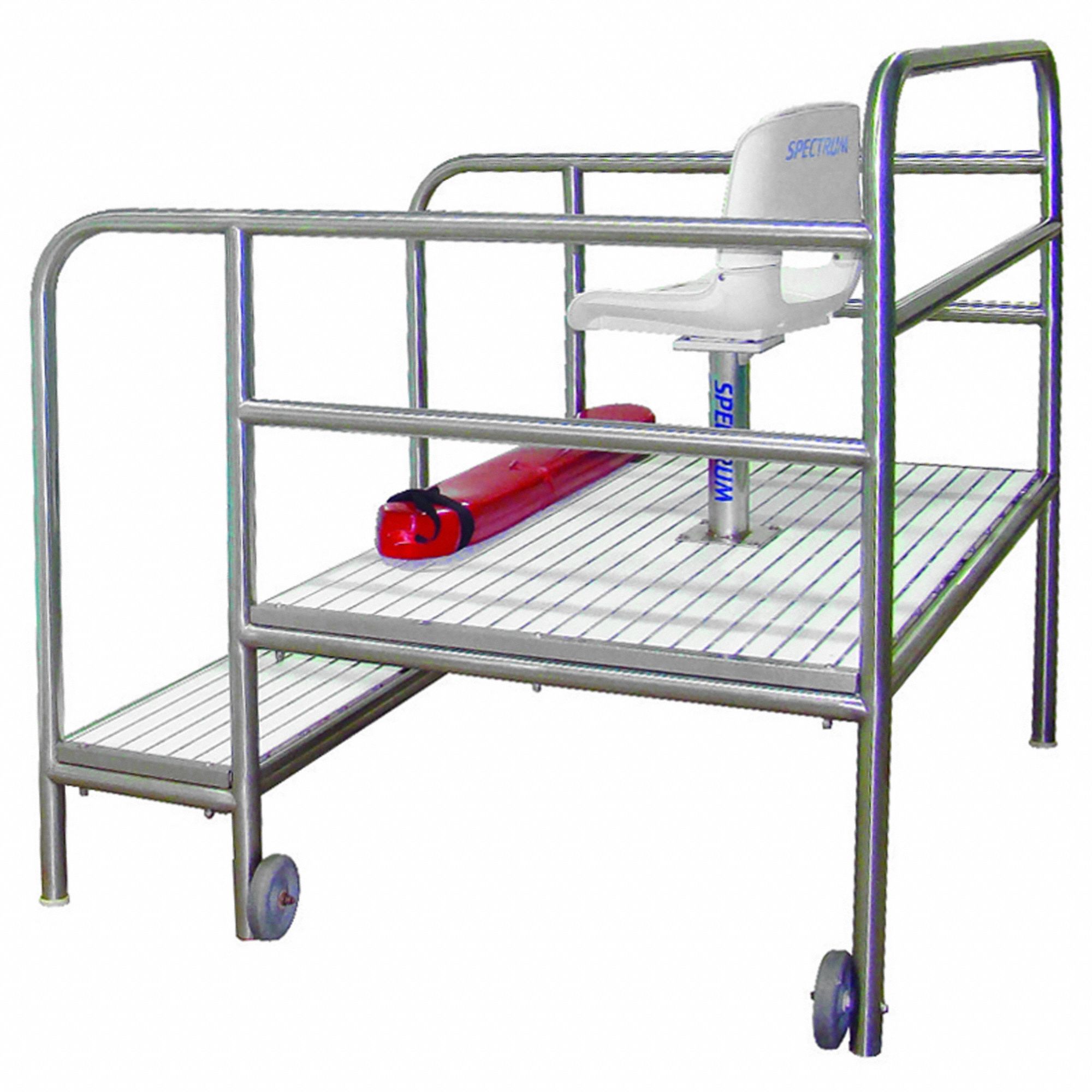 SPECTRUM, 62 in Overall Ht, 65 7/8 in Overall Wd, Lifeguard Chairs ...