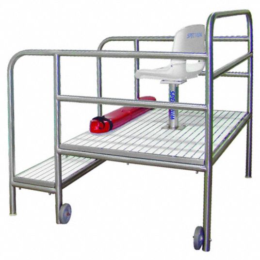 SPECTRUM, 62 in Overall Ht, 65 7/8 in Overall Wd, Lifeguard Chairs ...