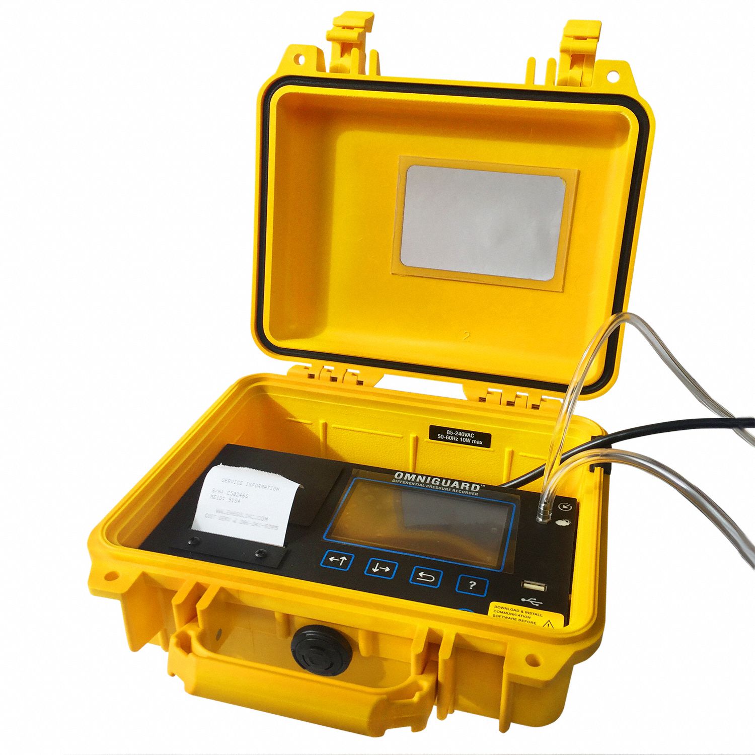 OMNIGUARD, -0.1 in wc to 0.2 in wc, LCD, Differential Pressure Monitor ...