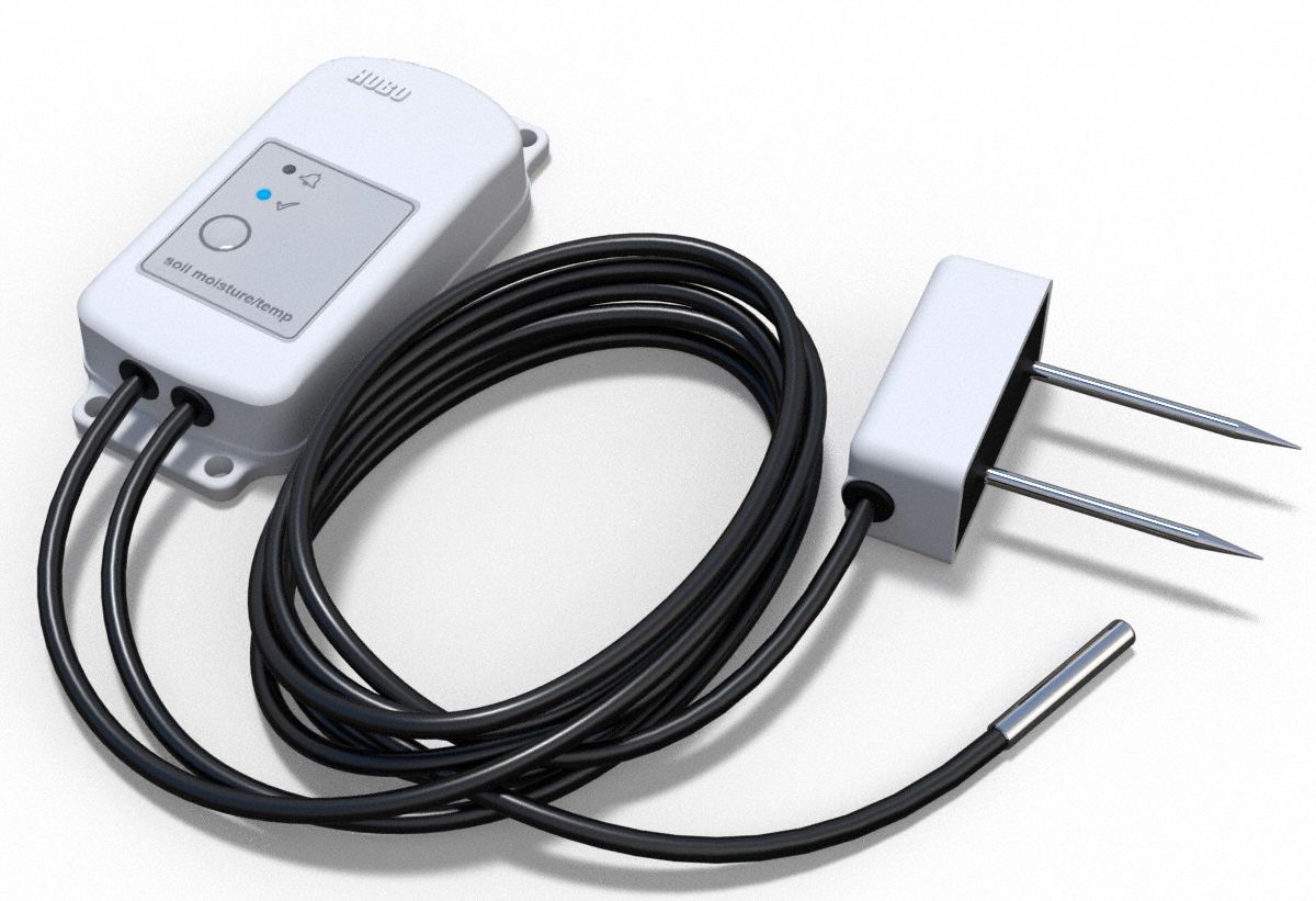 HOBO, 0%to 95% Relative Humidity Measured, -4°F to 158°F, Soil Moisture ...