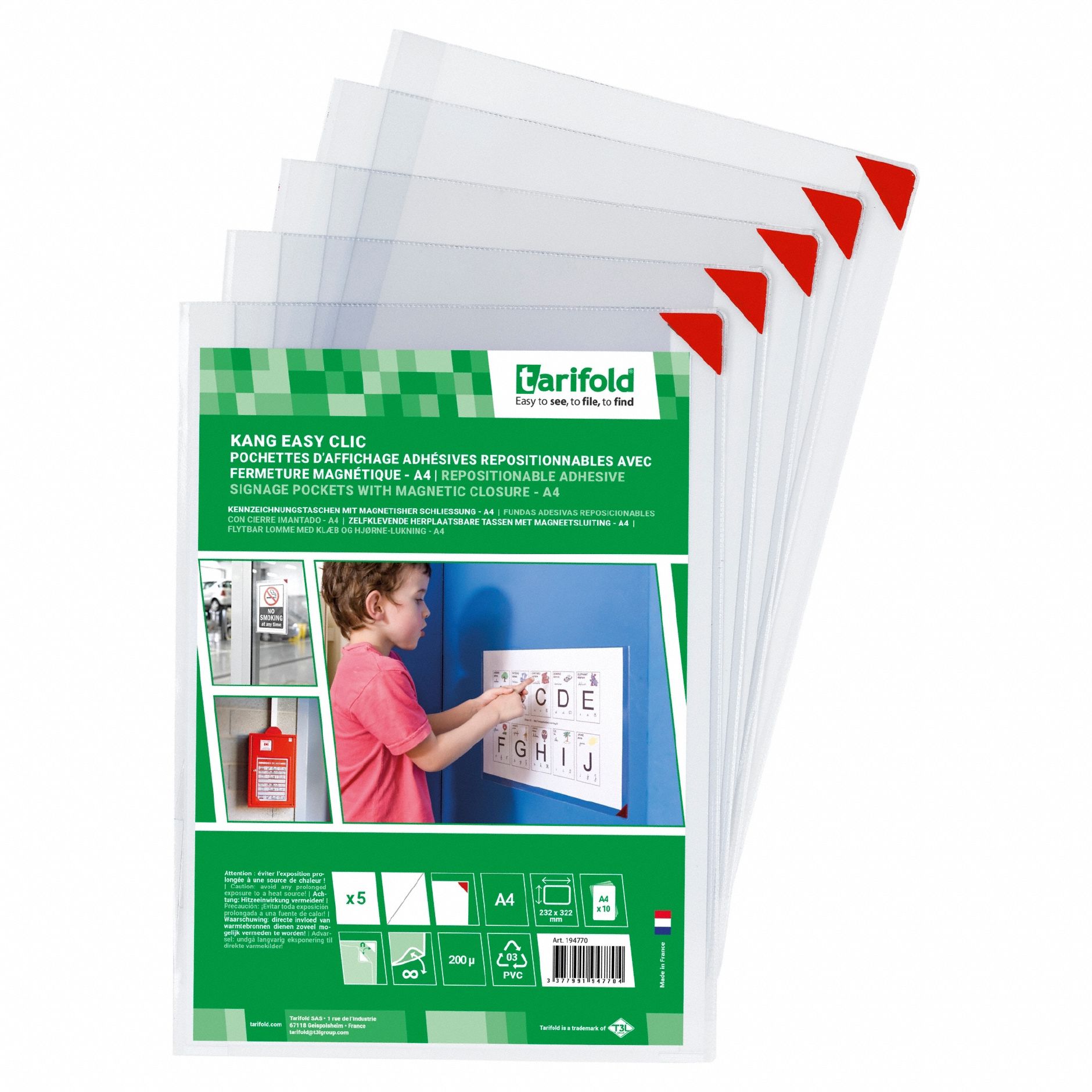 TARIFOLD Porta Rótulos,9/32"Alt,Adhesivo,PQ5 - 36NH07 | P194750 ...