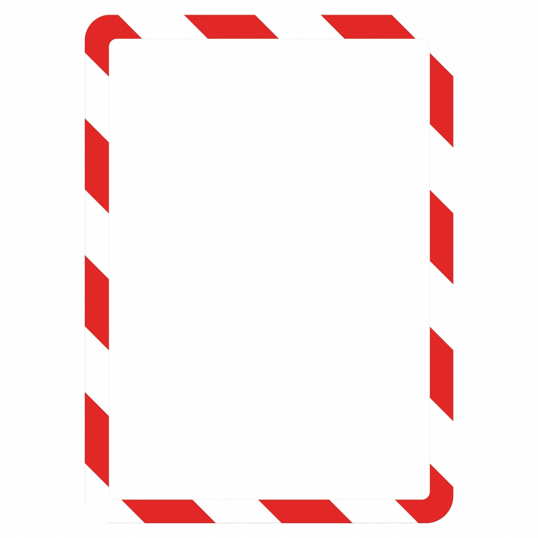 TARIFOLD Porta Rótulos,Blanco/Rojo,1/8"Alt,PQ2 - Soportes para Anuncios ...