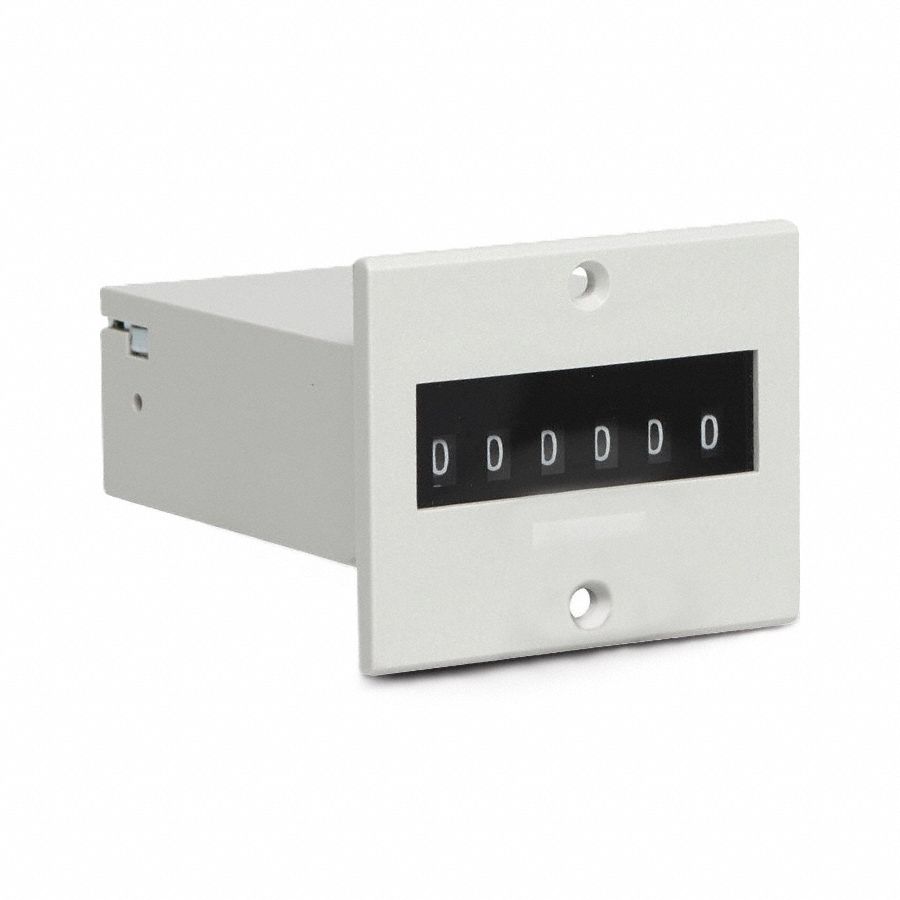 TRUMETER, Front Panel Mounting, 1 3/4 in x 2 1/4 in, Electromechanical ...
