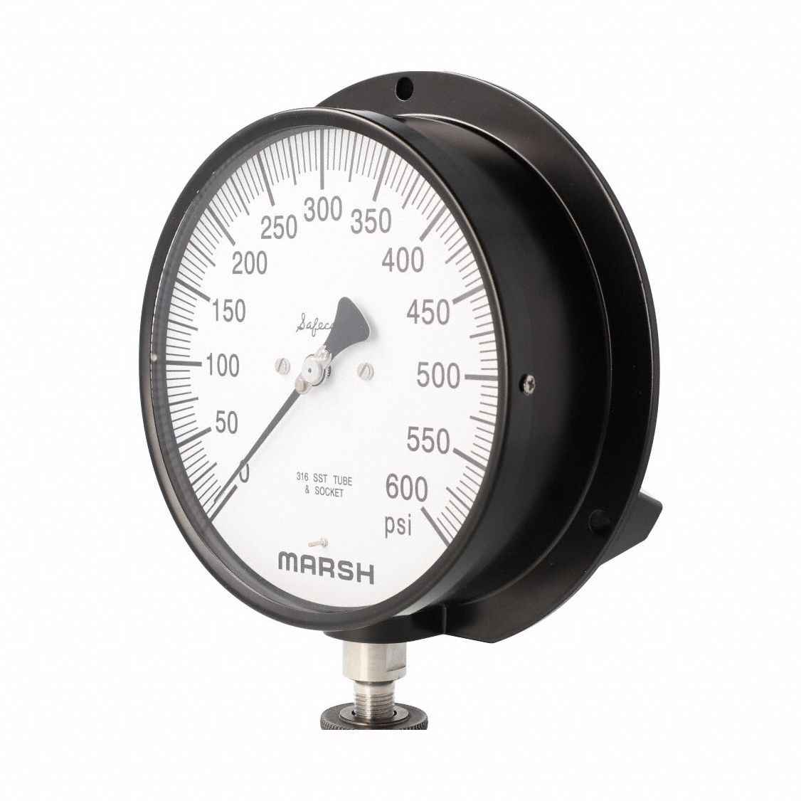160 psi to 0 psi / Hg to 160 psi, 6 in Dial, Pressure Gauge - 859VZ3|P24052 - Grainger
