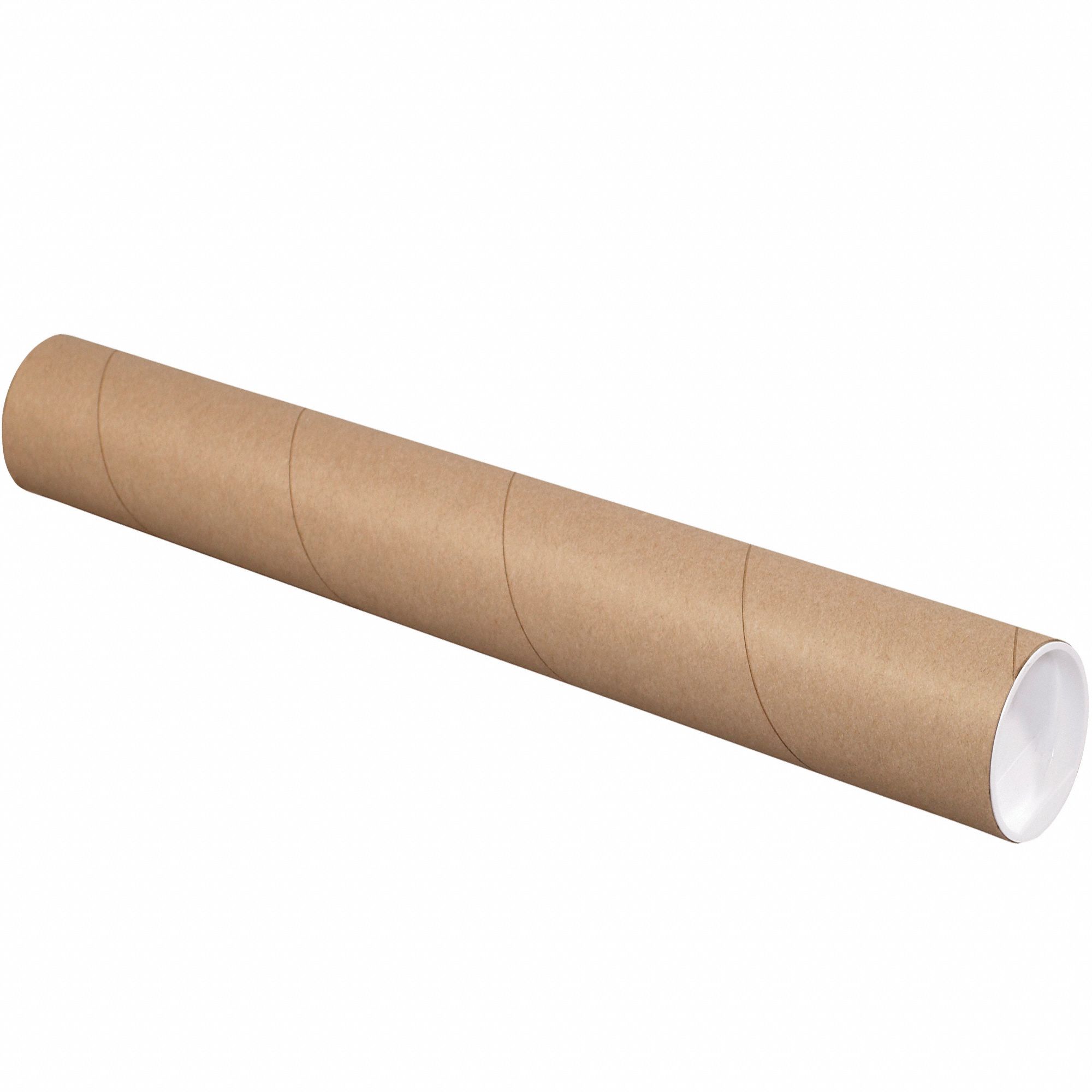 3x12 in, 1/16 in Wall Thick, Mailing Tube - 35WD66|P3012K - Grainger