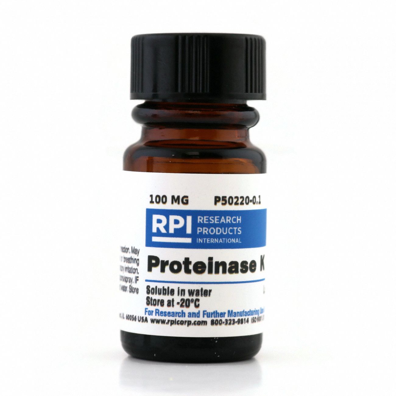 Lab, 100 mg, Proteinase K - 31GD10|P50220-0.1 - Grainger