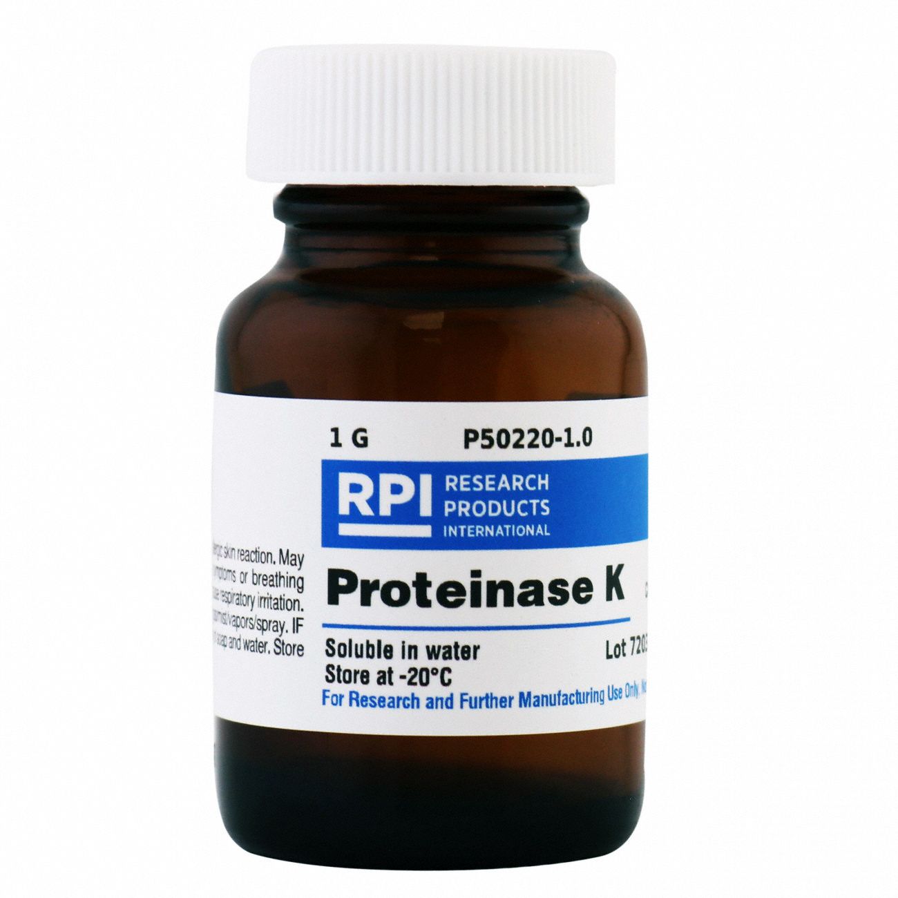 Lab, 1 g, Proteinase K - 31GD12|P50220-1.0 - Grainger