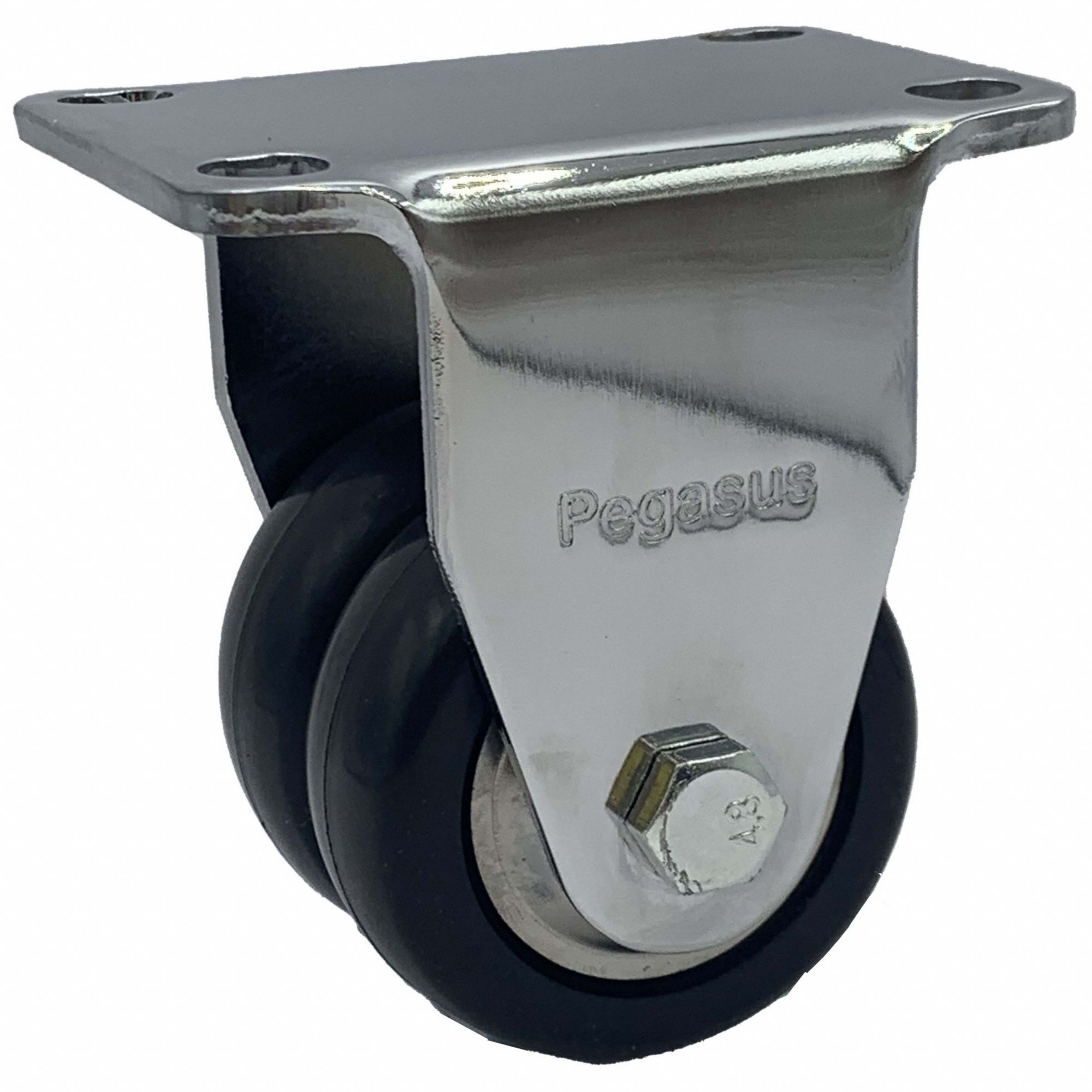 Rigid, No Brake, Plate Caster - 487G81|P9R-SRP025K-P-CF - Grainger