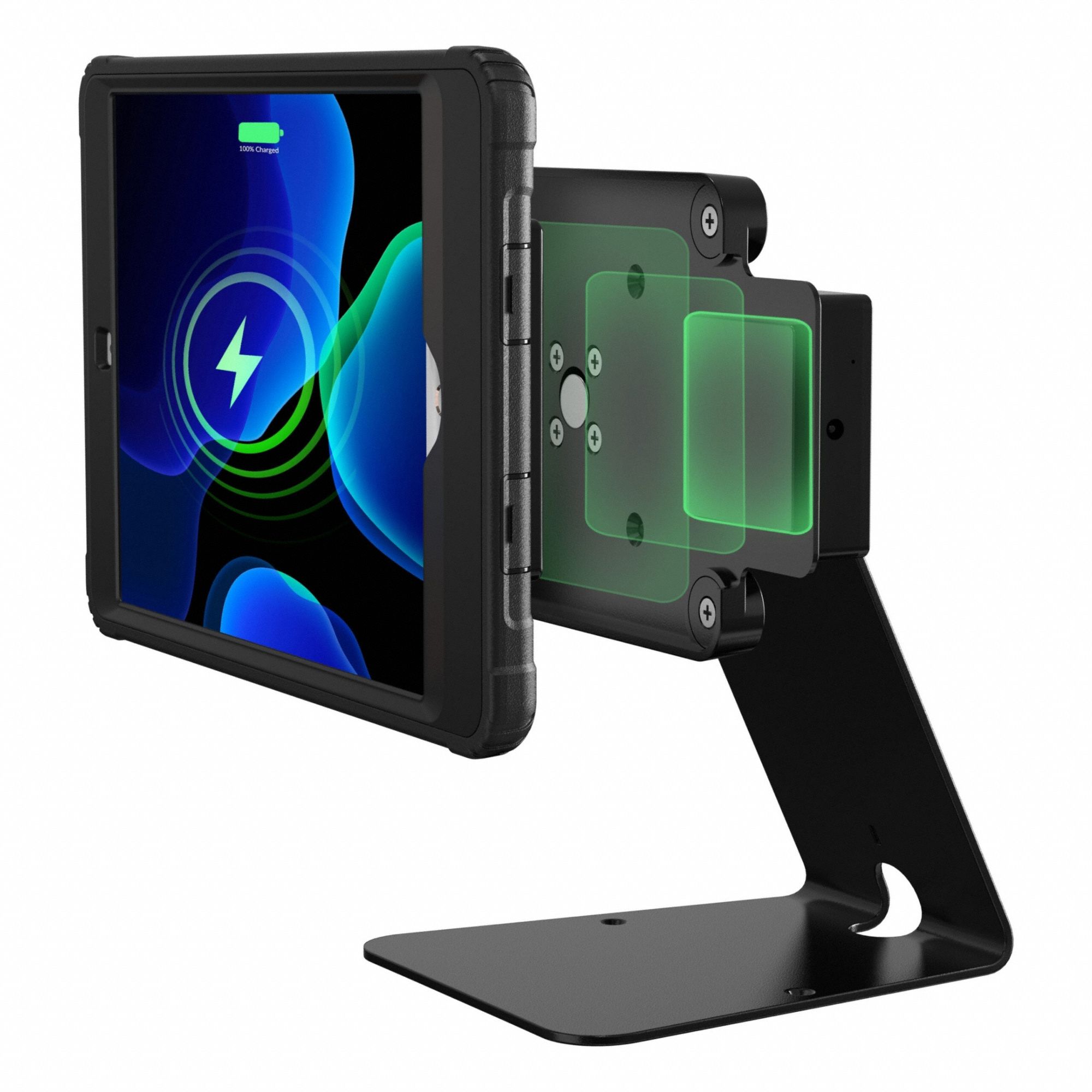 CTA DIGITAL, Black, Metal, Tabletop Stand - 827DR5|PAD-ICCTK - Grainger