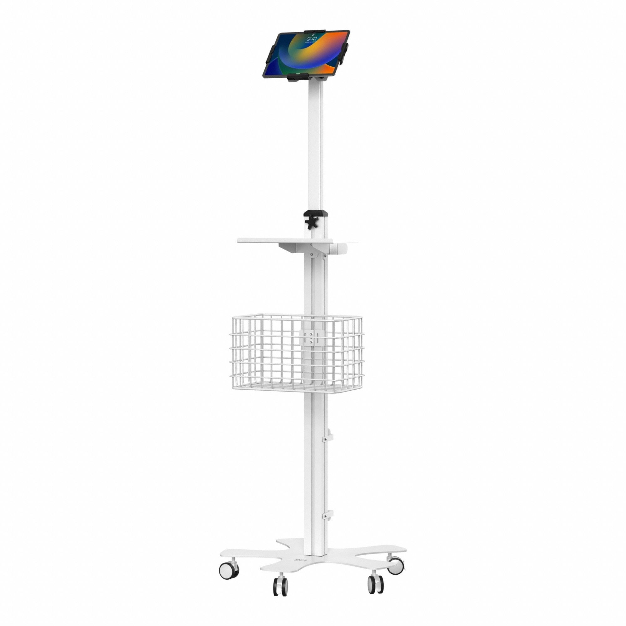 CTA DIGITAL, 14 1/2 in Overall Wd, 61 in Overall Ht, Medical Mobile ...