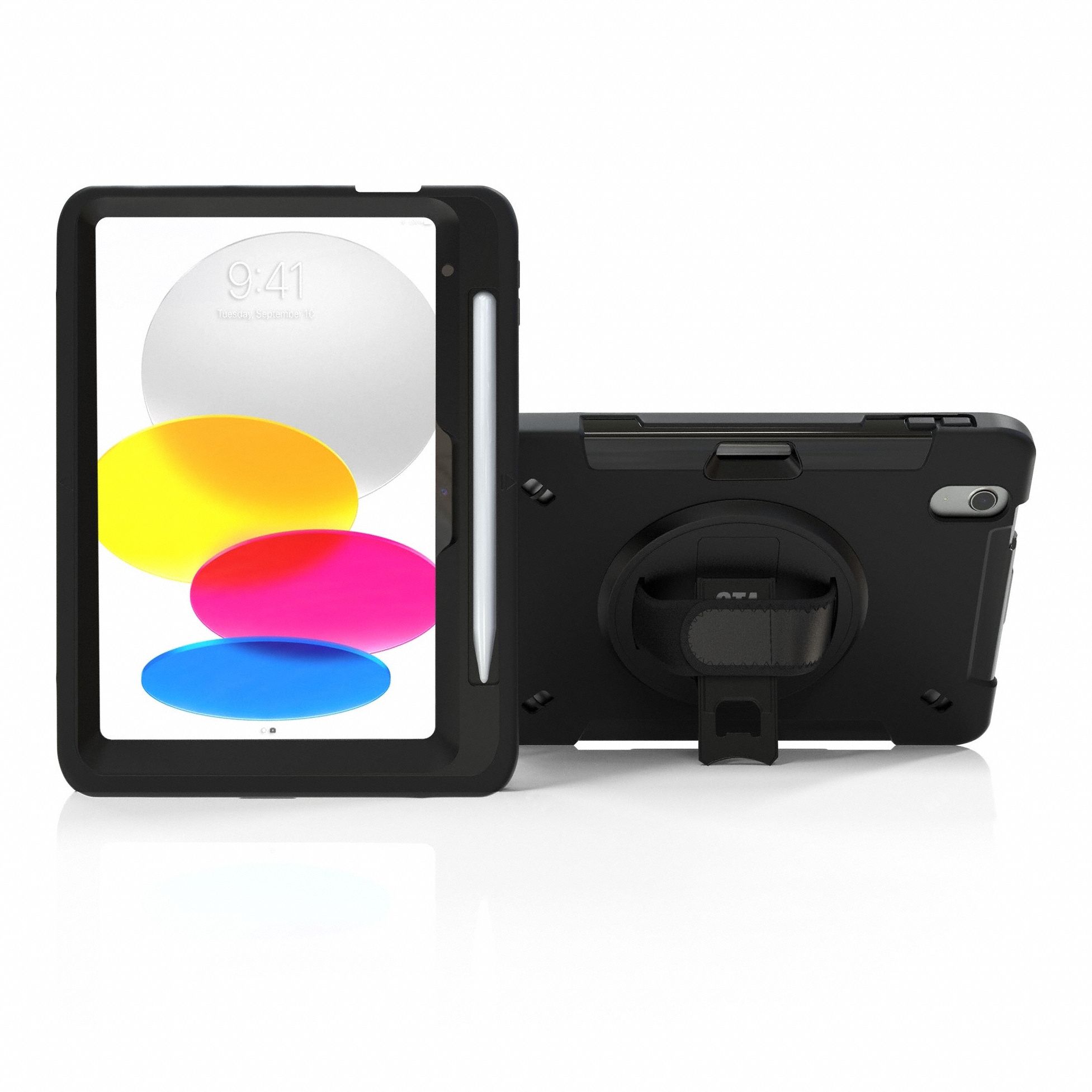 CTA DIGITAL, Black, Silicone, Tablet Case - 827DM1|PAD-PCGK109 - Grainger