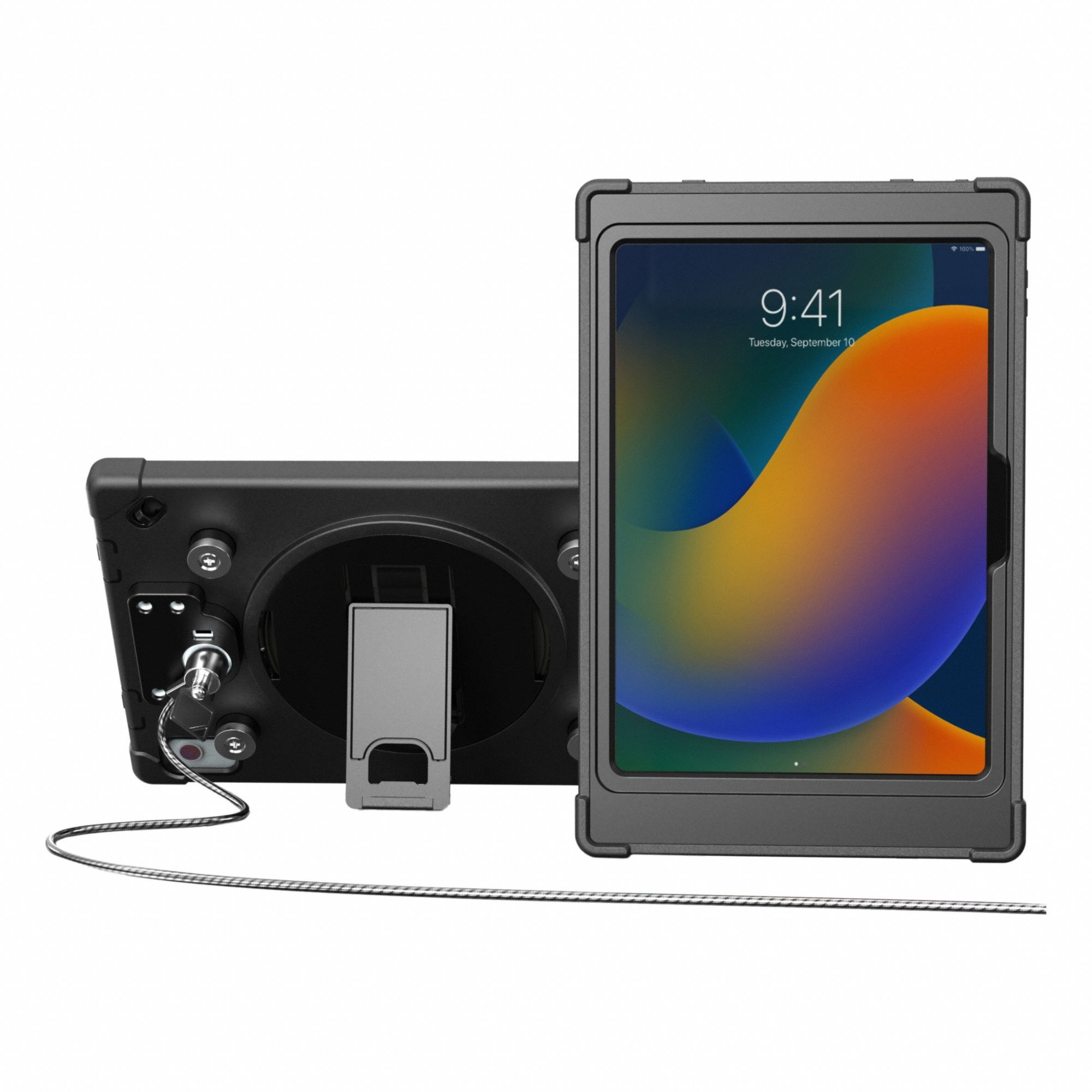 CTA DIGITAL, Black, Metal, Case with Metal Mounting Plates - 827DL7|PAD ...