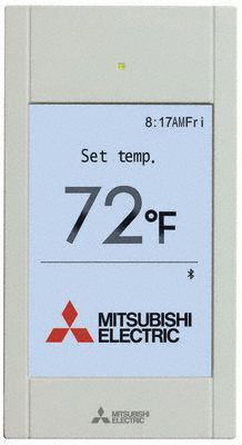 MITSUBISHI ELECTRIC, Handheld Remote Control, Heat Pump, Handheld ...