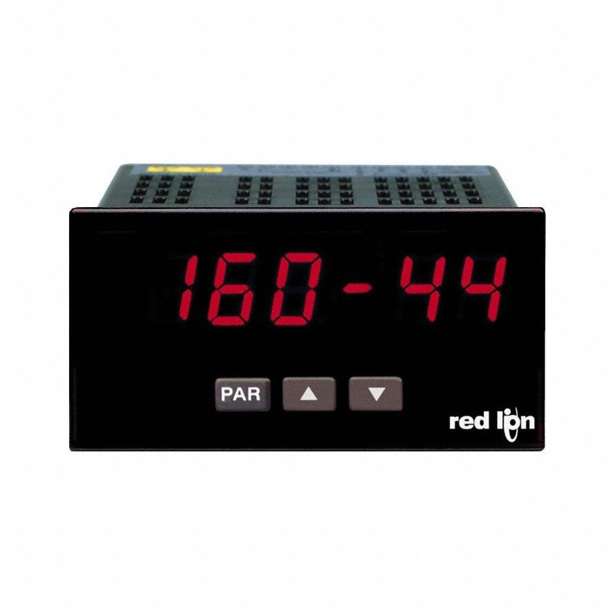 RED LION, 999,999 Display Span - Min, 115 V AC – 230 V AC, Process Time ...