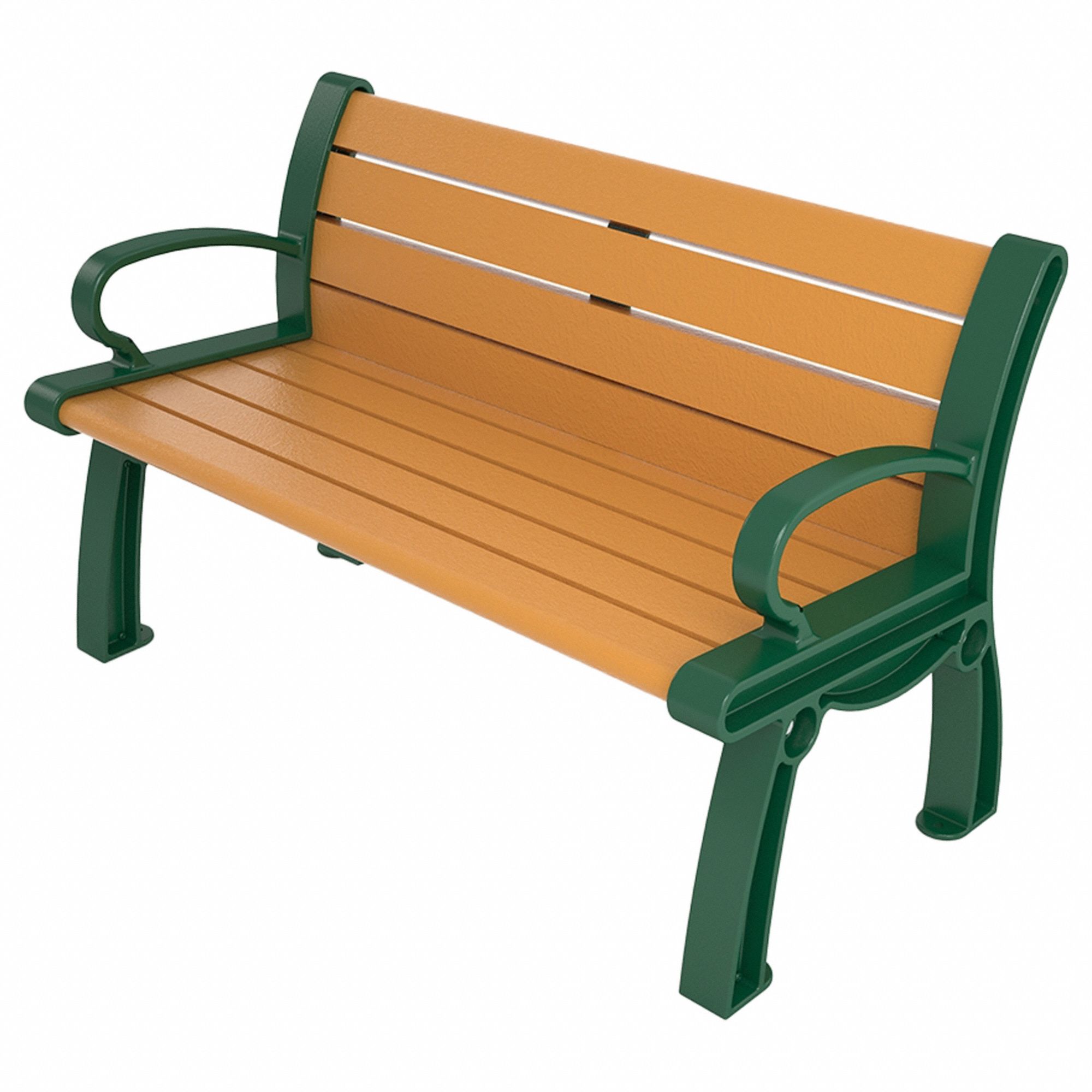 ULTRASITE, Heritage, 48 in Overall Lg, Heritage Outdoor Bench - 817K25 ...