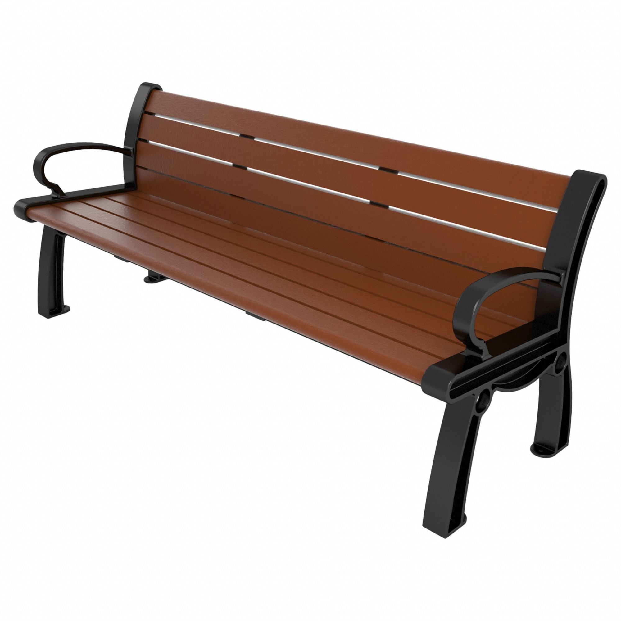 ULTRASITE, Heritage, 72 in Overall Lg, Heritage Outdoor Bench - 817K26 ...