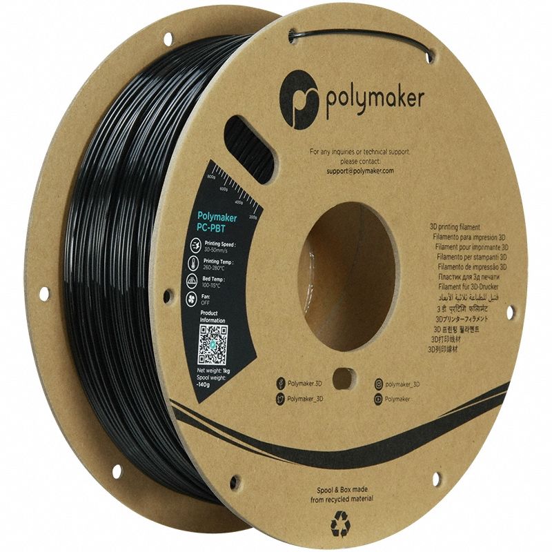 POLYMAKER, PC/PBT, 1.75 mm, 3D Printing Filament - 846W63|PC05001 ...