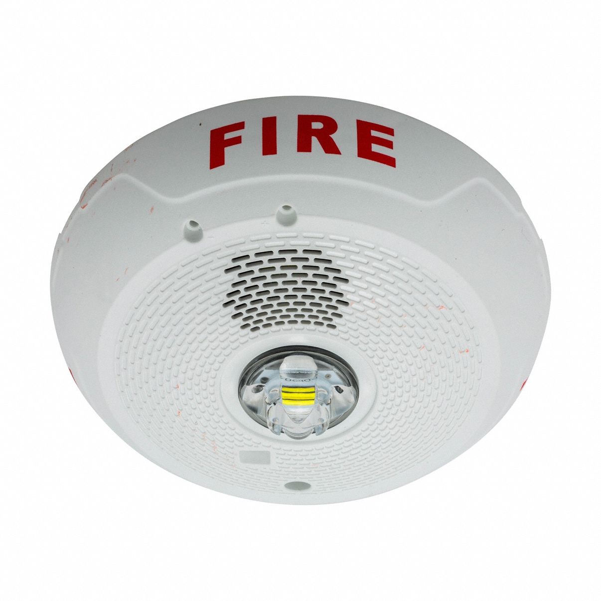 LED Horn Strobe,Indoor,Plastic,White,33V - Grainger