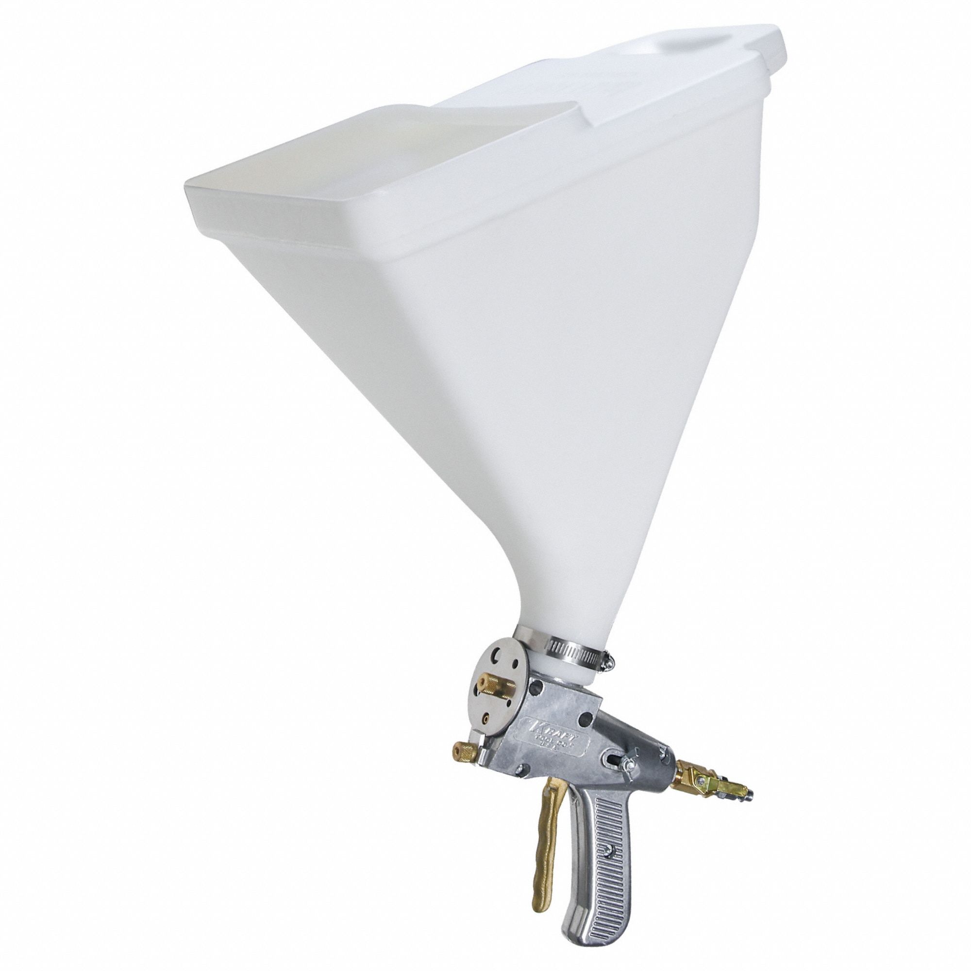 KRAFT TOOL, 10 1/2 in Overall Wd, 18 in Overall Lg, Gun and Hopper ...