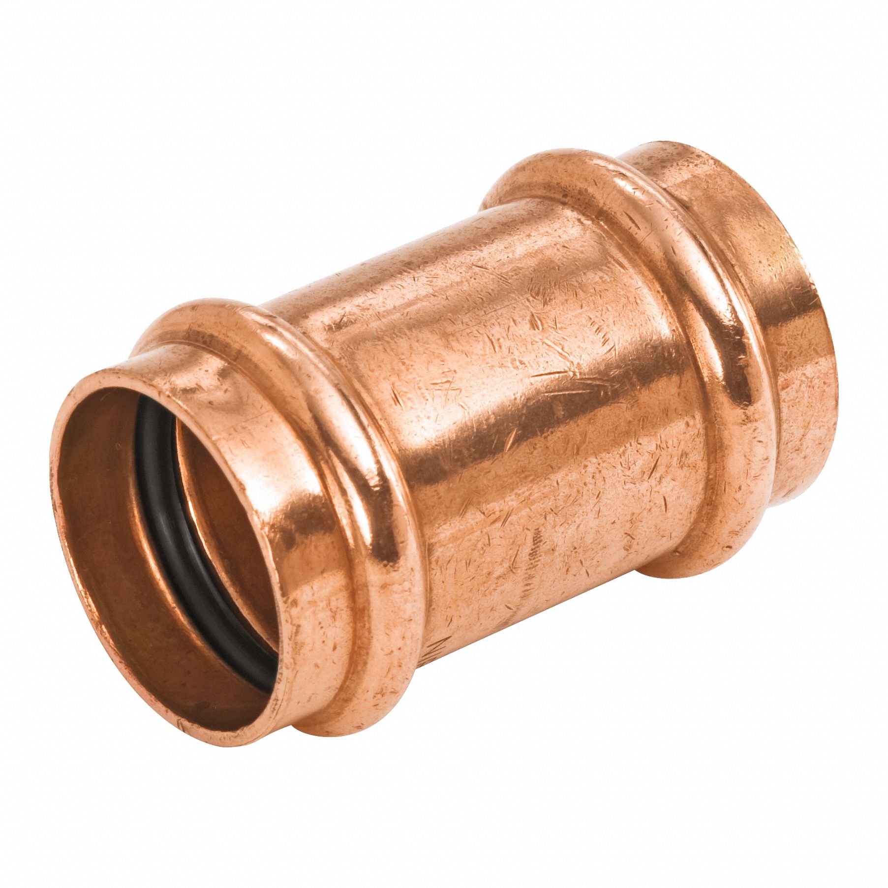 NIBCO, Straight, 3/4 in CTS x 3/4 in CTS size, Crimp Fitting Coupling ...