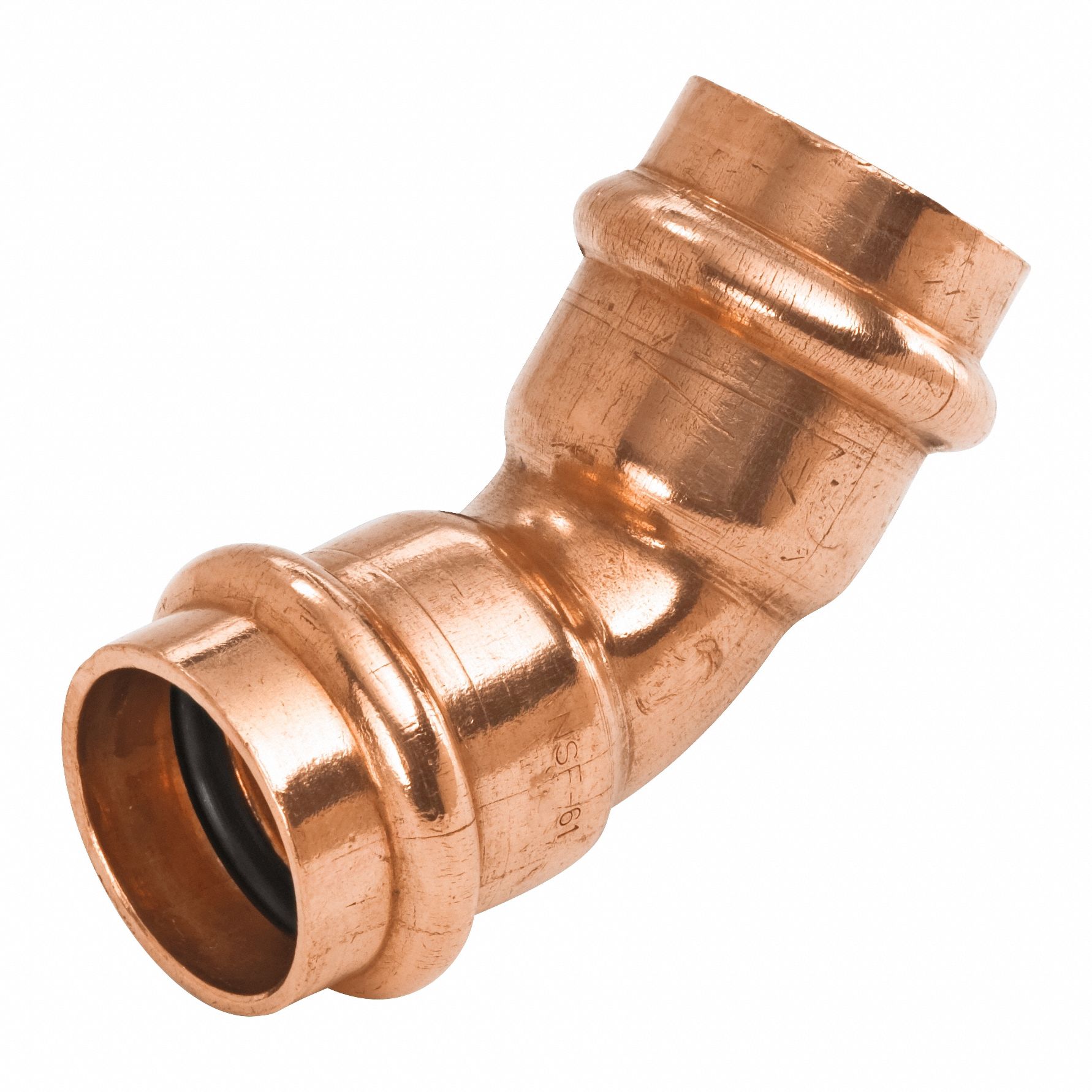 NIBCO, 45° Elbow, 2 in CTS x 2 in CTS size, Crimp Fitting Elbow ...