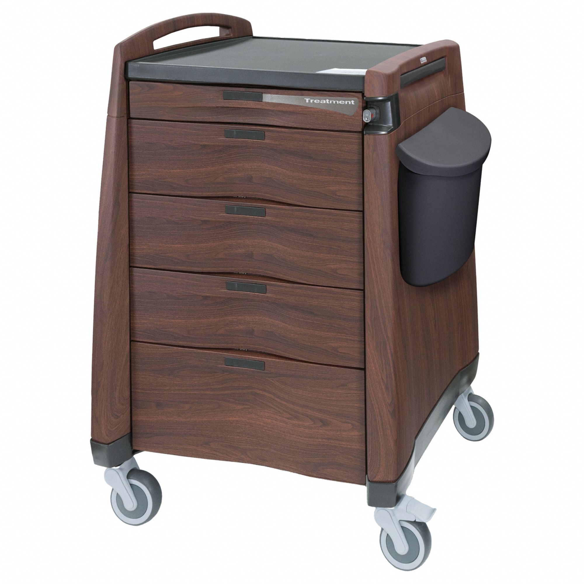 CAPSA HEALTHCARE, Polymer, (1) Swivel with Brake/(3) Swivel, Treatment ...