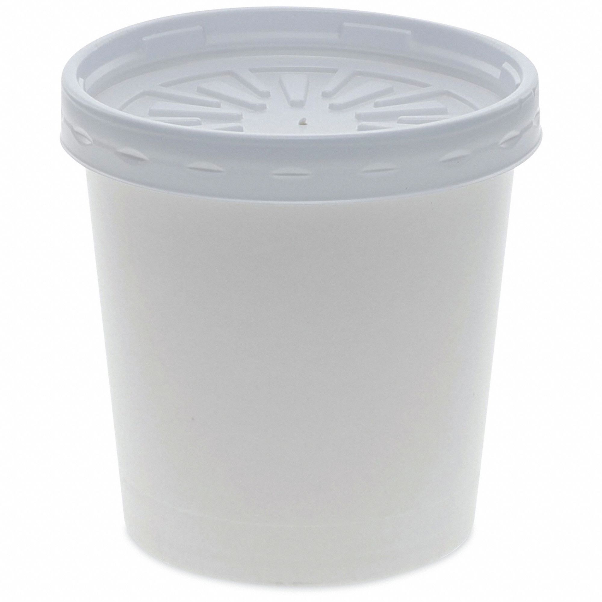 PACTIV, 16 oz Capacity, 3 7/8 in Ht, Disposable Carry-Out Food ...