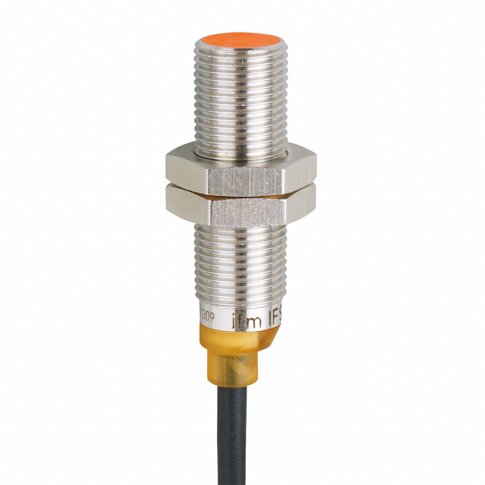 IFM, Non-Terminated Cable, Shielded, Inductive Cylindrical Proximity Sensor - 40KH74|IFS258 ...