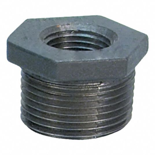 3/8 in x 1/8 in, Threaded x Threaded, Metal Pipe Straight - 407KE5|ZUSA ...