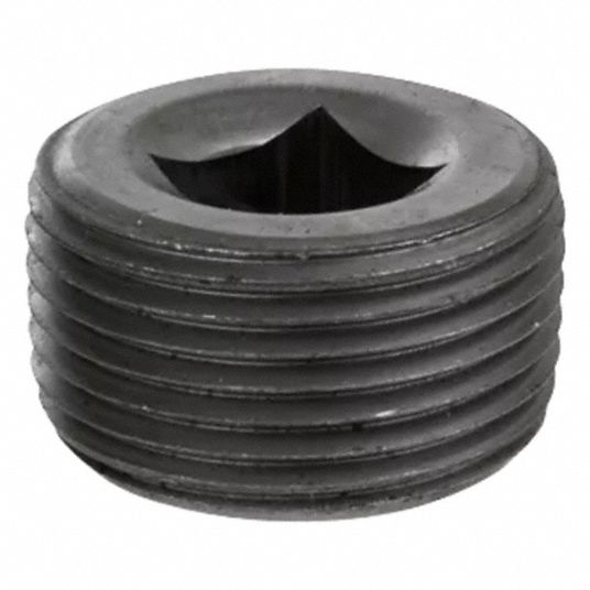 3/8 in, Threaded, Plug - 407KF2|ZUSA-PF-23181 - Grainger