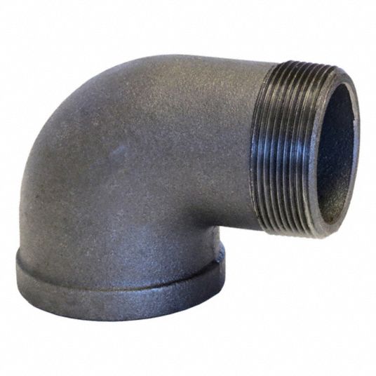 1/2 in x 1/2 in, Threaded x Threaded, Metal Pipe Elbow - 407KL8|ZUSA-PF ...