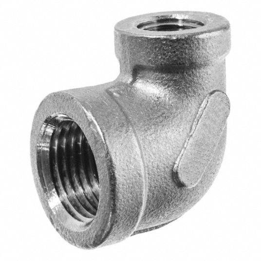 Aluminum, 4 in Fitting Pipe Size, Metal Pipe Elbow - 407RR2|ZUSA-PF ...