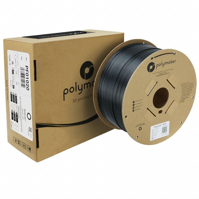 POLYMAKER, PolyLite, ASA, 3D Printing Filament - 846WA2|PF01020 - Grainger