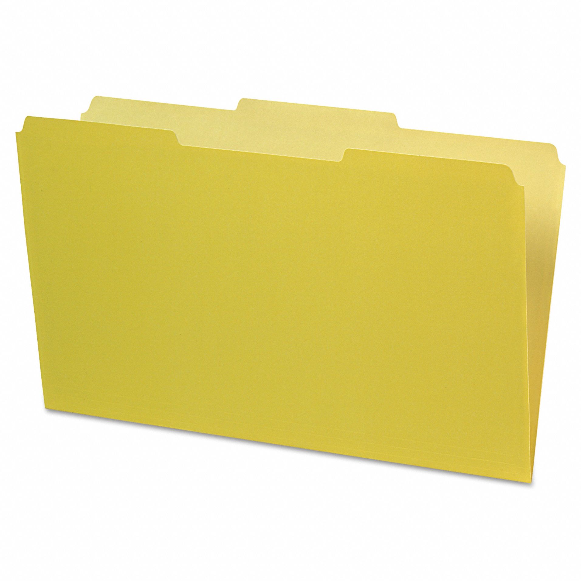8 1/2 in Ht, 14 in Wd, File Folders - 23K775|PFX435013YEL - Grainger