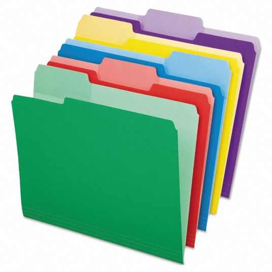 8 1/2 in Ht, 11 in Wd, File Folders - 23K557|PFX84370 - Grainger