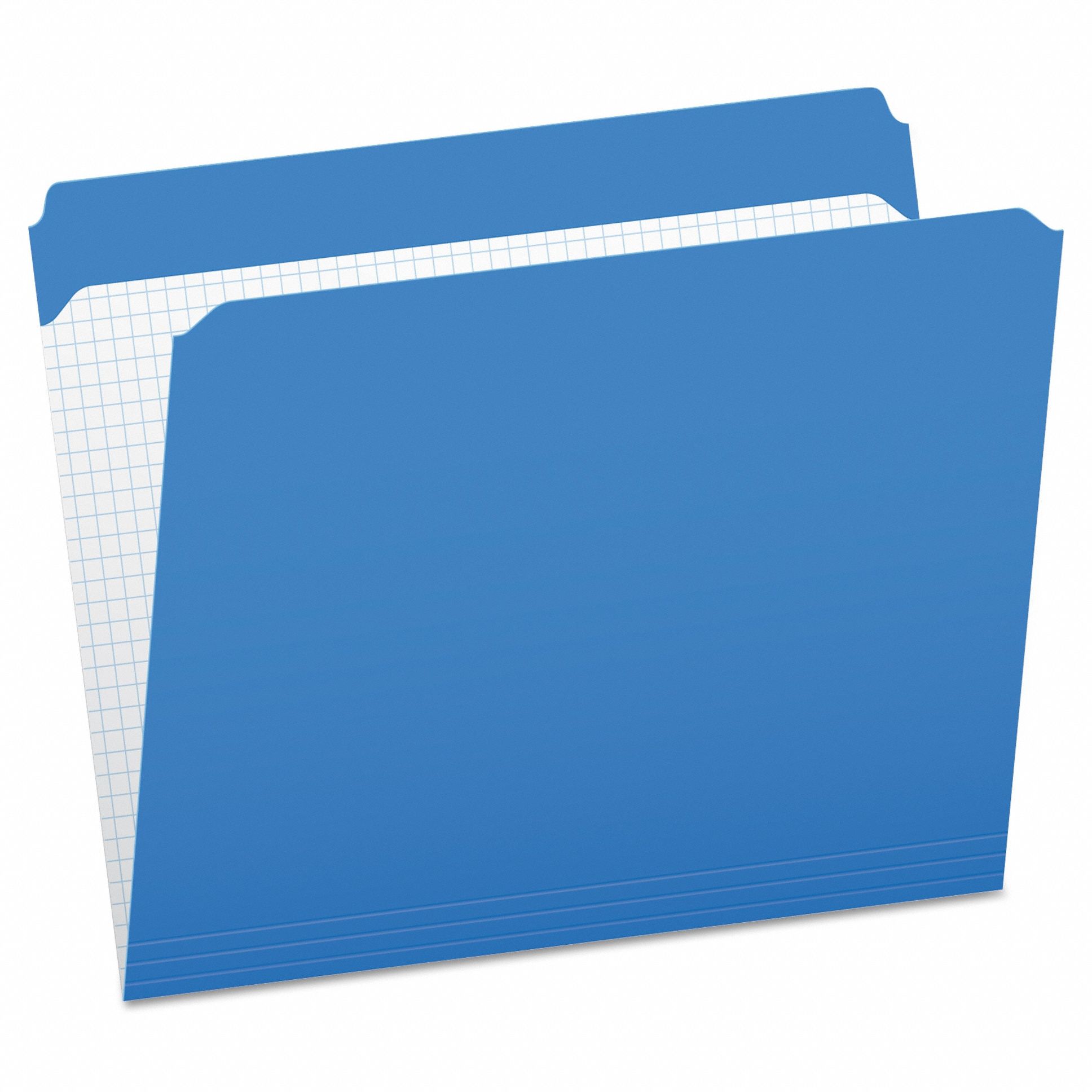 8 1/2 in Ht, 11 in Wd, File Folders - 23K598|PFXR152BLU - Grainger