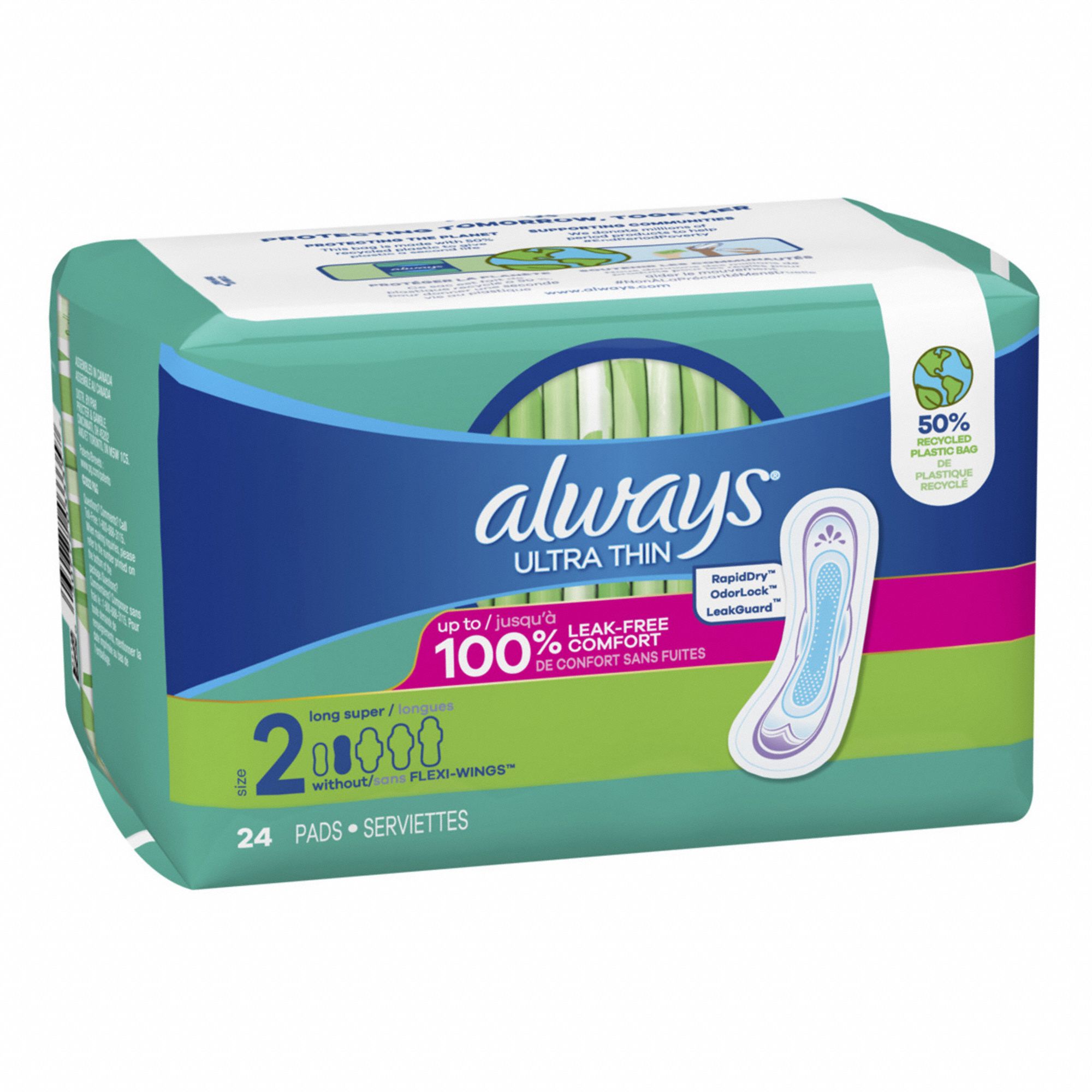 ALWAYS SANITARY NAPKIN,12-64/64 IN L,CA4 - Feminine Hygiene Products ...