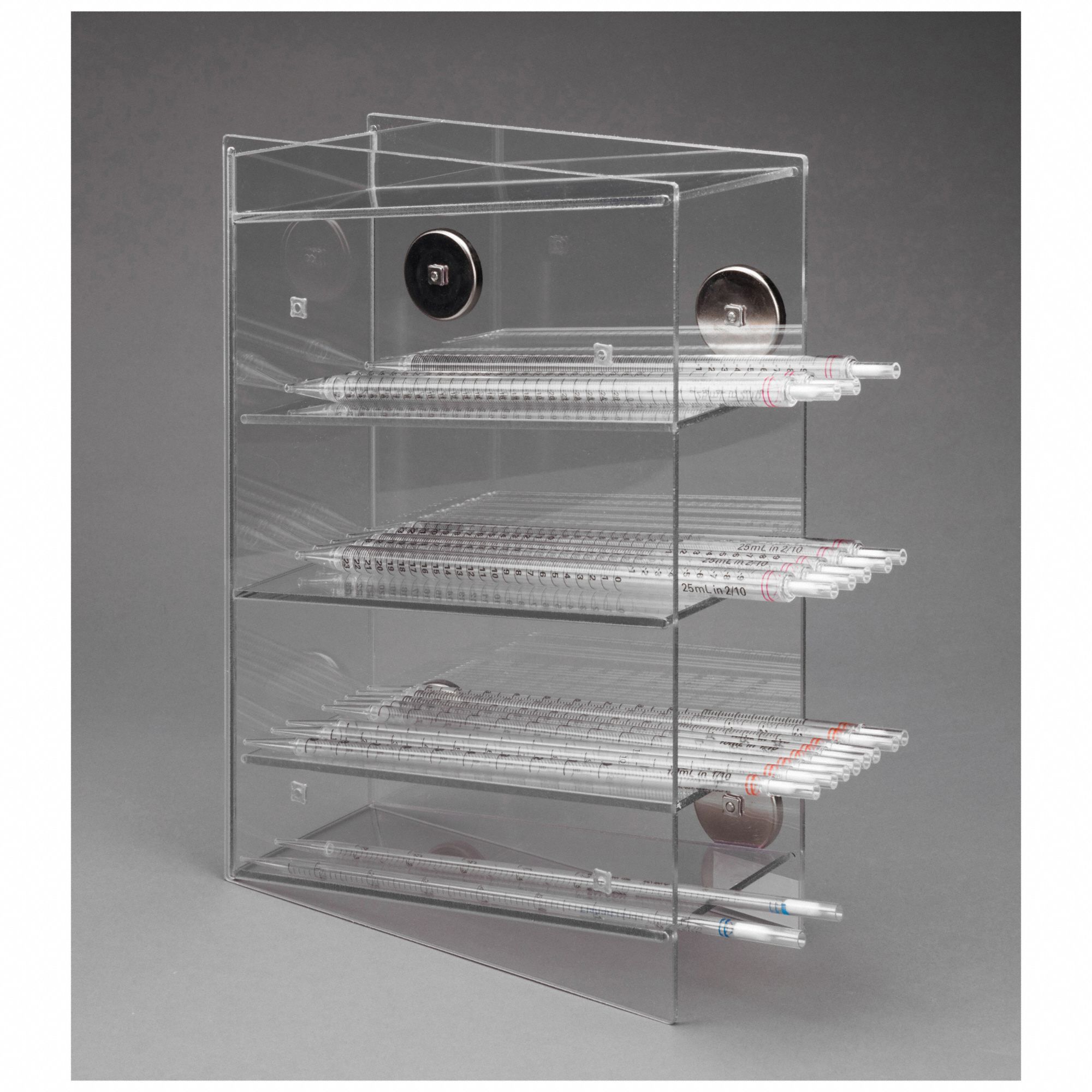 4 3/4 in Overall Wd, 16 in Overall Ht, Serological Pipette Holder ...