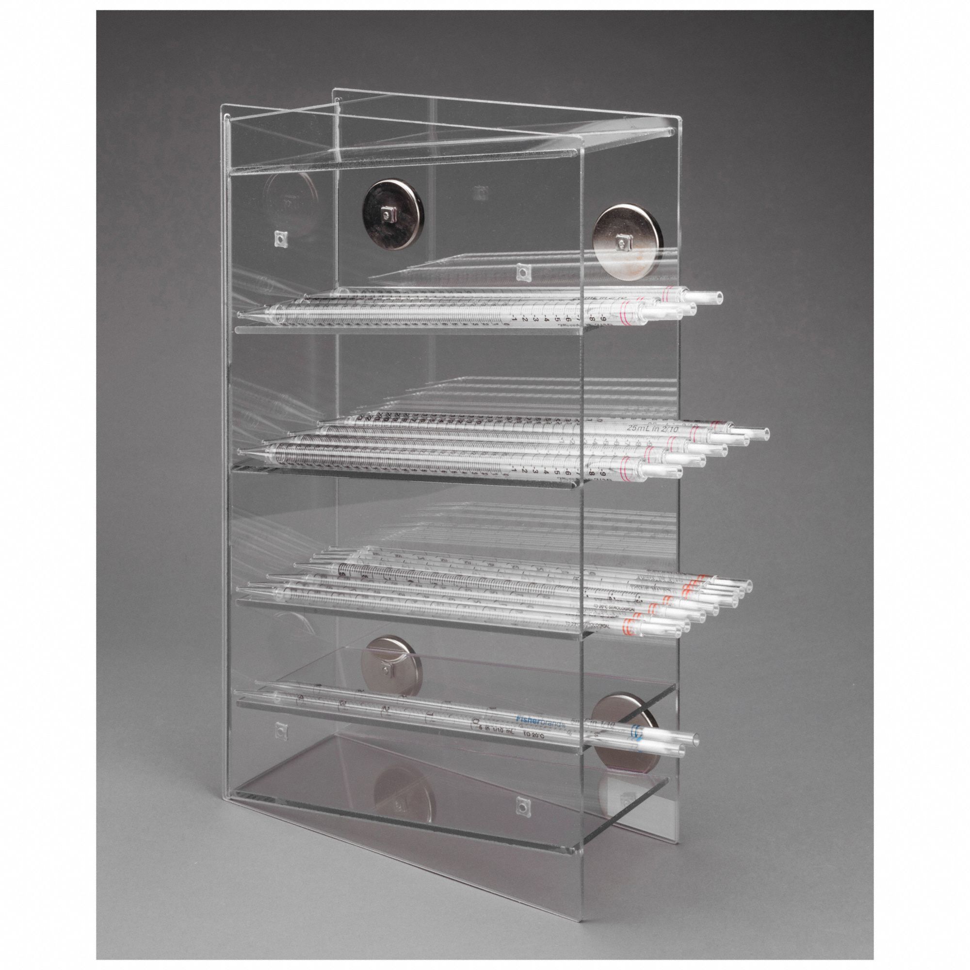 4 7/8 in Overall Wd, 18 3/4 in Overall Ht, Serological Pipette Holder ...